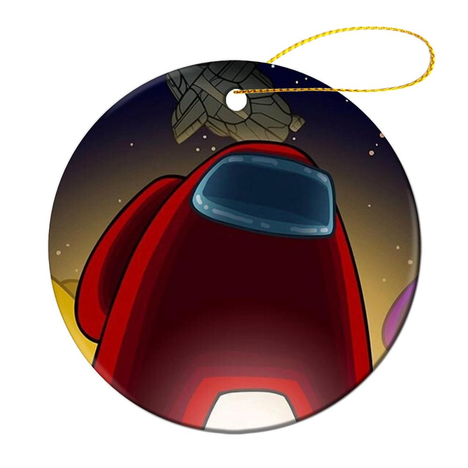 Among_Us Ceramic Christmas Circular Ornament 2024 - Double-sided ...