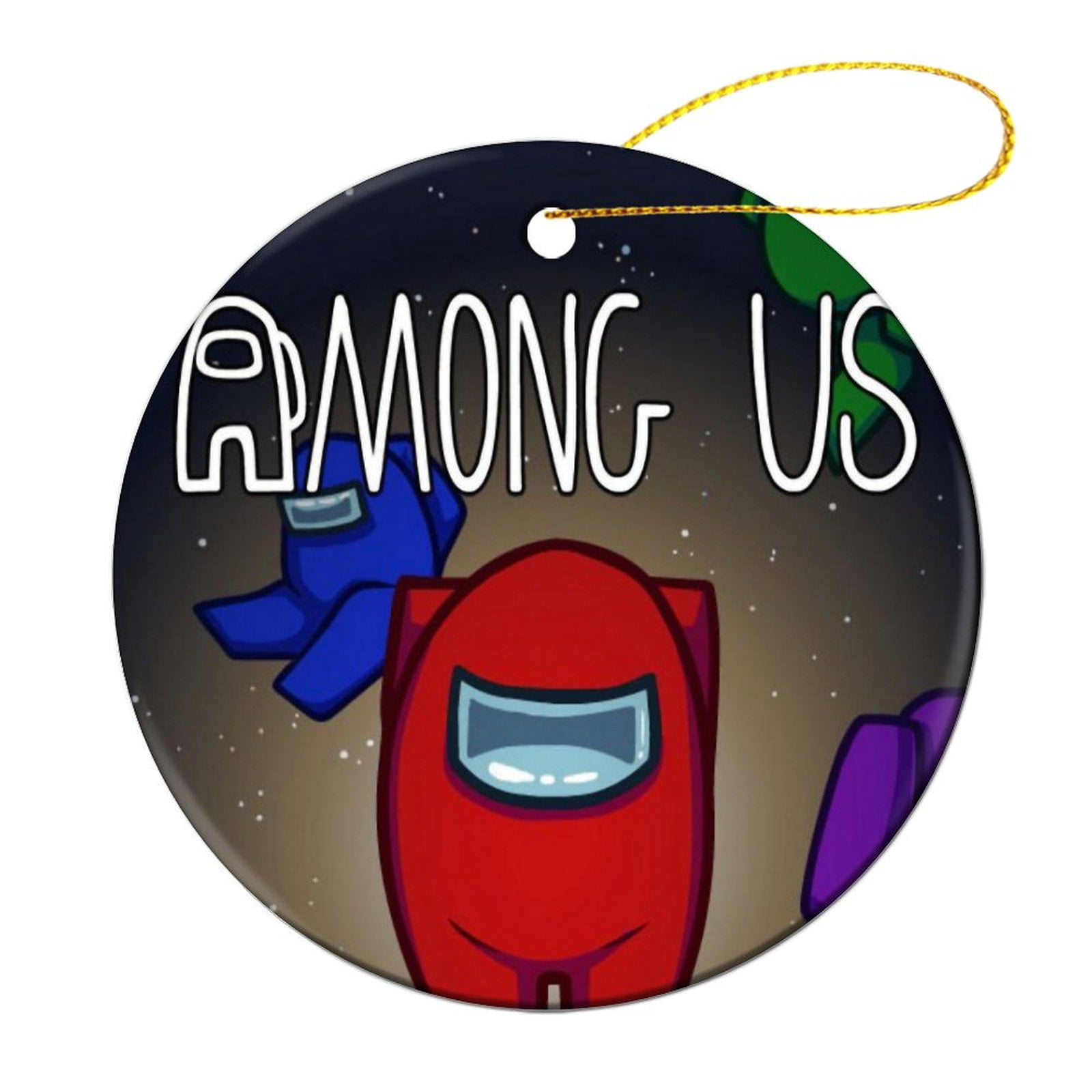 Among_Us Ceramic Christmas Circular Ornament 2024 - Double-sided ...
