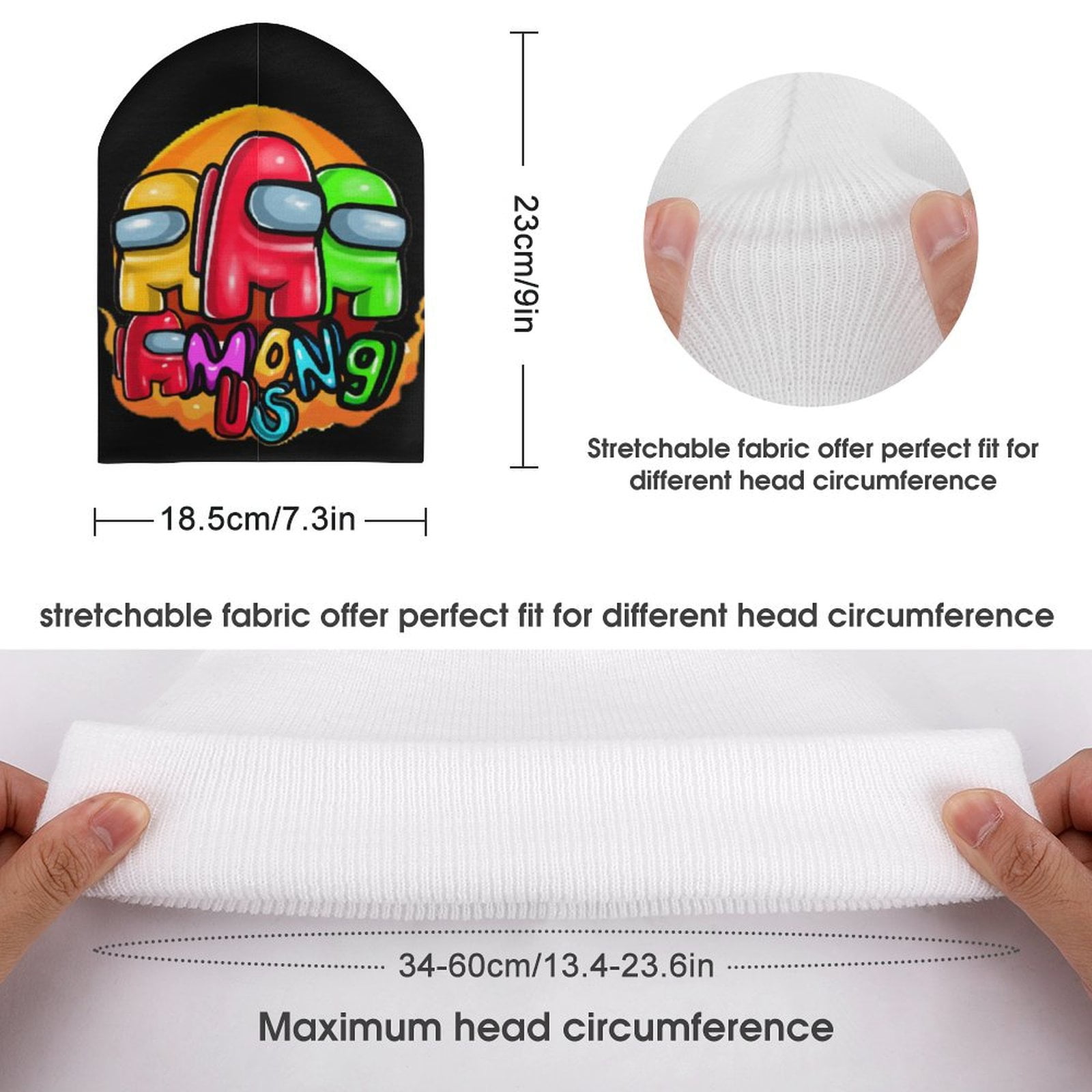 Among Us Children's Knitting Cap Baby Boys Girls Toddler Beanie Hat ...