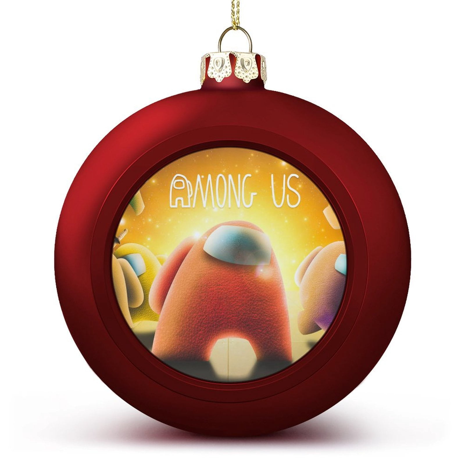 Among Us Christmas Ball Ornament 2.4 Inch Anime Hanging Xmas Ball for ...