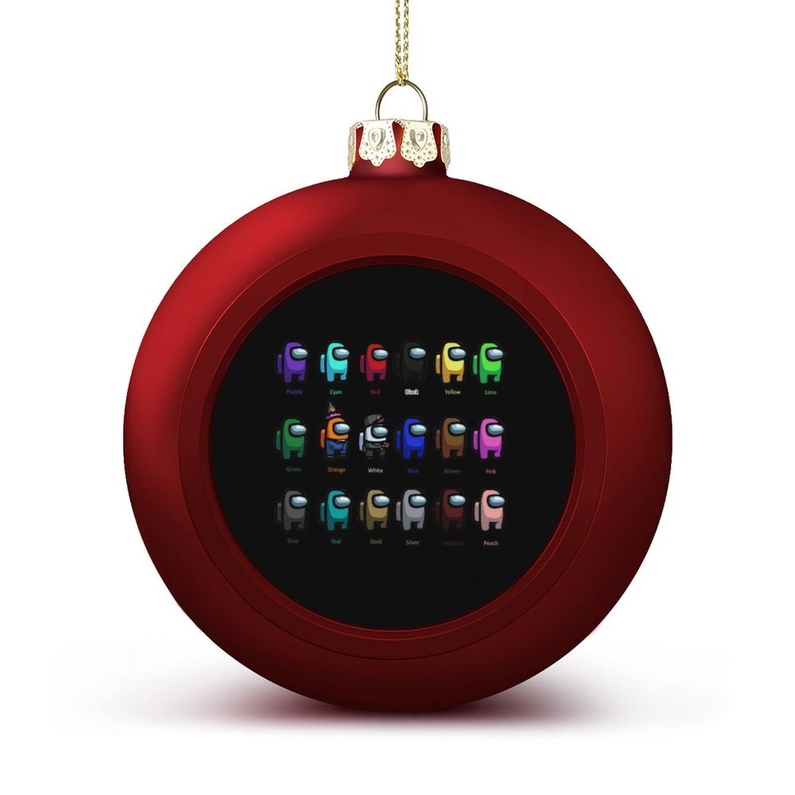 Among Us Christmas Ball Ornaments Hanging Decorations Outdoor Christmas ...