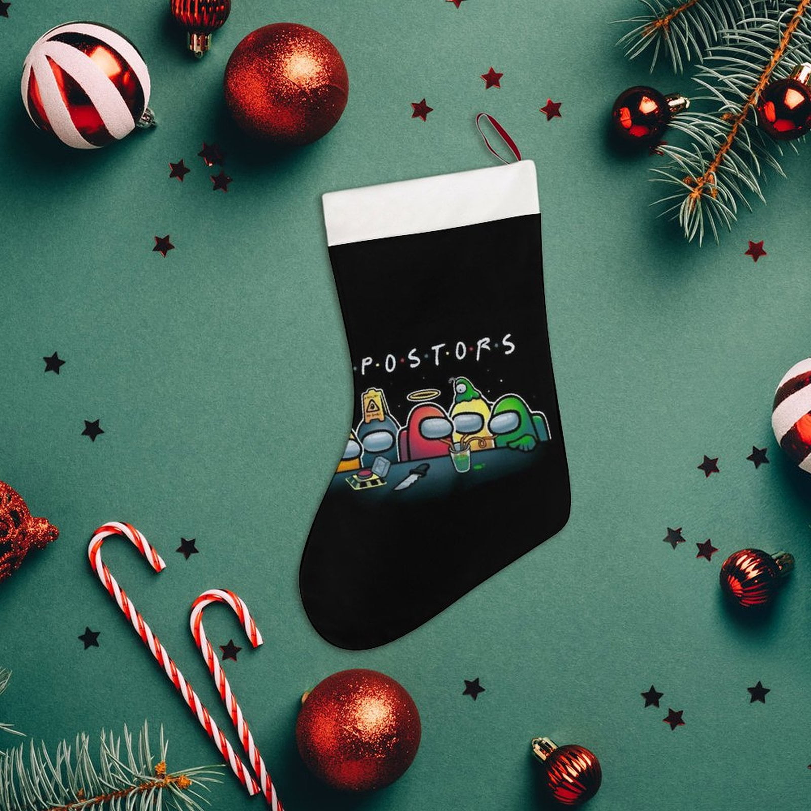 Among Us Christmas Stocking Personalized Large Christmas Stocking ...