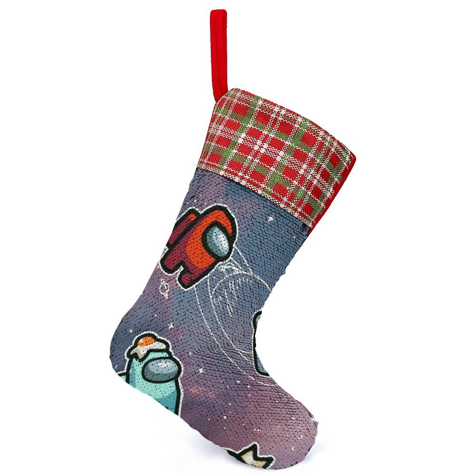 Among Us Christmas Stockings,Reversible Color Changing Magical Stocking ...