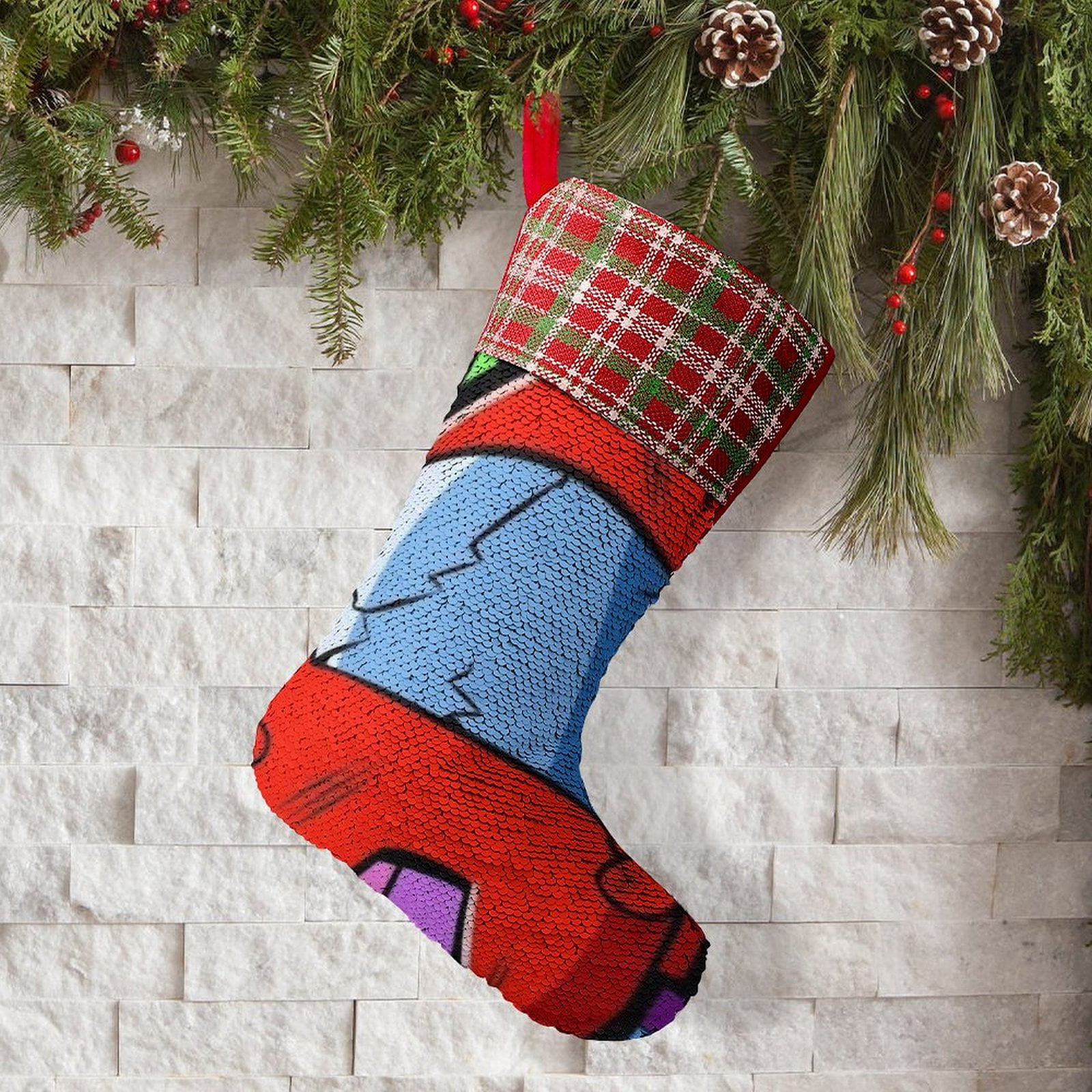 Among Us Christmas Stockings,Reversible Color Changing Magical Stocking ...