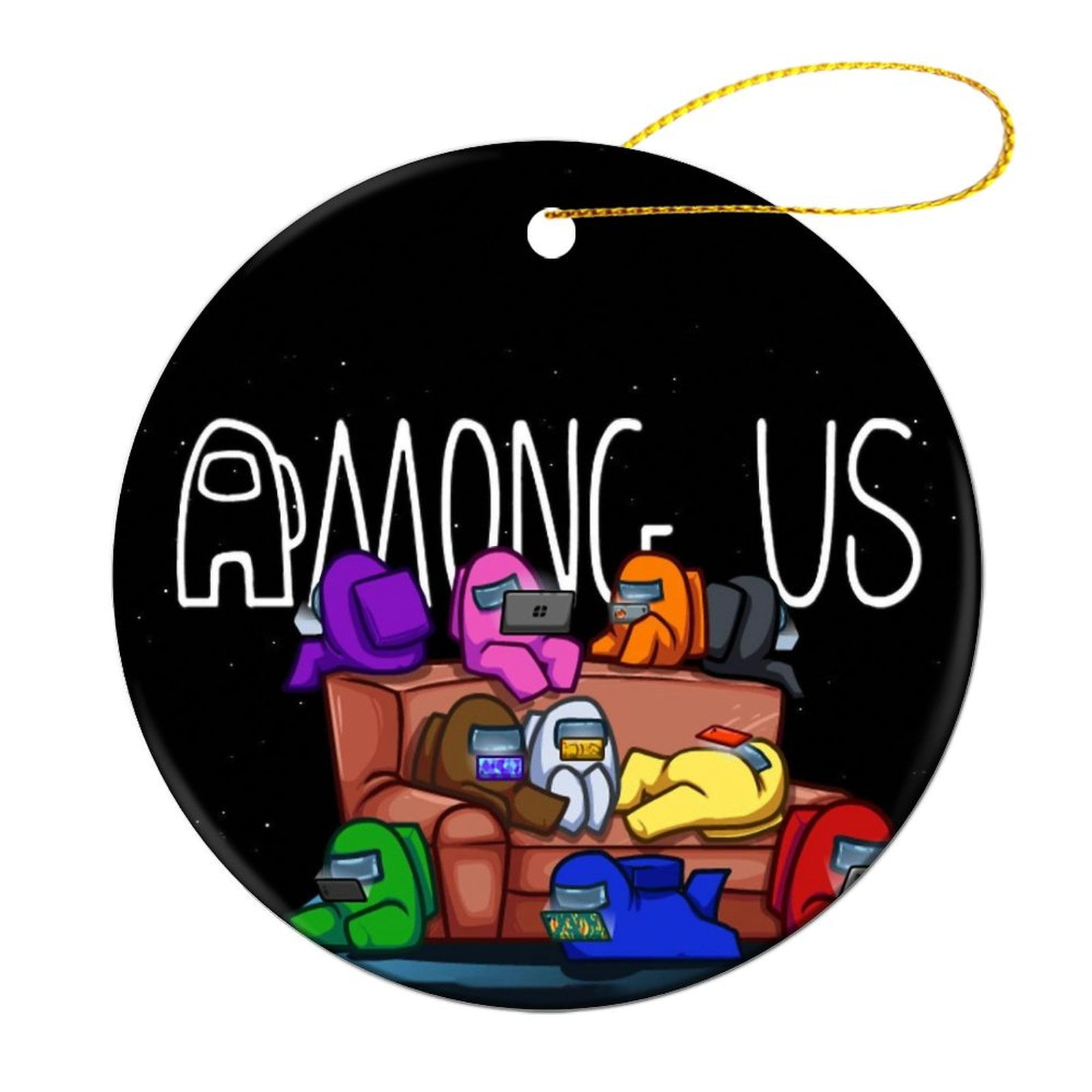 Among Us Christmas Tree Ornaments Double-Sided Design For Kids Mom Dad ...