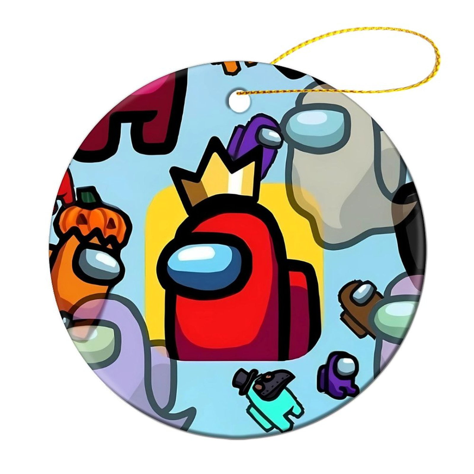 Among Us Christmas Tree Ornaments Double-Sided Design For Kids Mom Dad ...