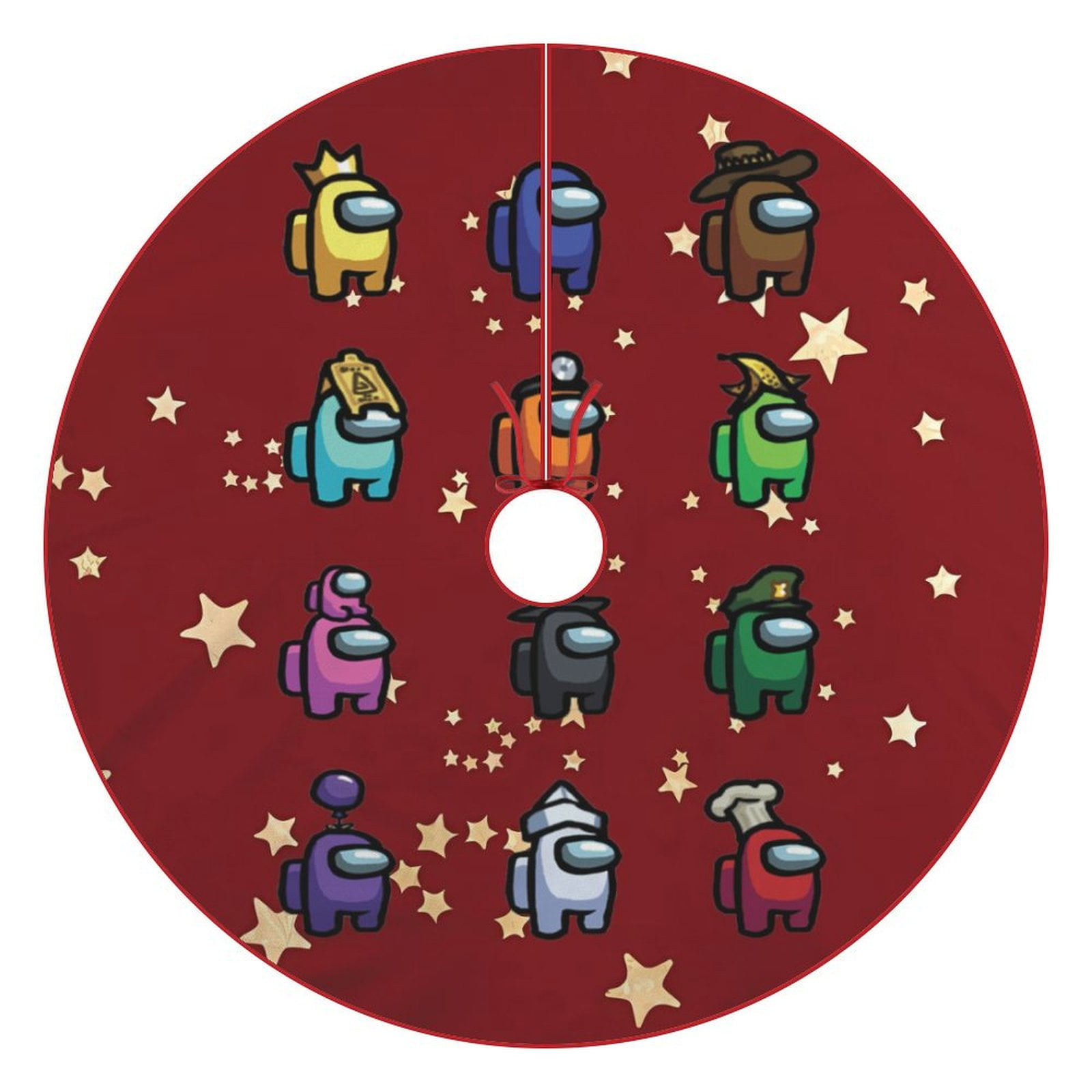 Among Us Christmas Tree Skirt 48 inch Tree Skirt Large Xmas Tree Skirt ...