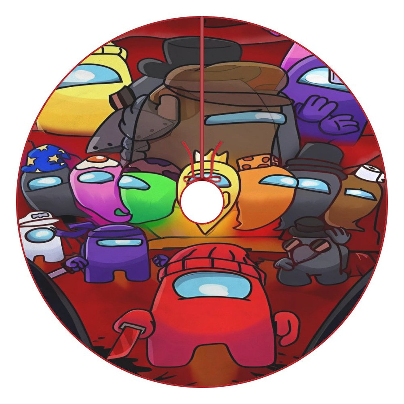 Among Us Christmas Tree Skirt 48 inch Tree Skirt Large Xmas Tree Skirt ...