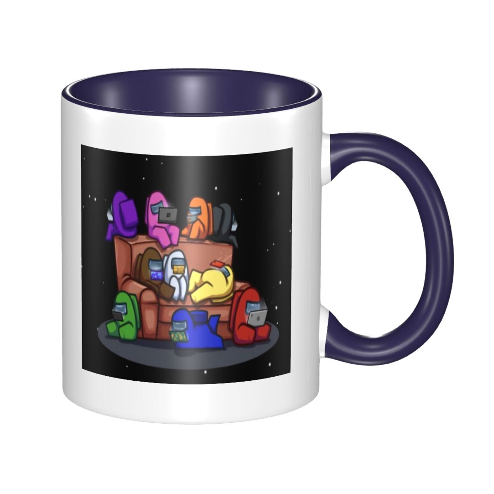 Among Us Coffee Tea Double Side Ceramic Mug Office Work Cup Gift ...
