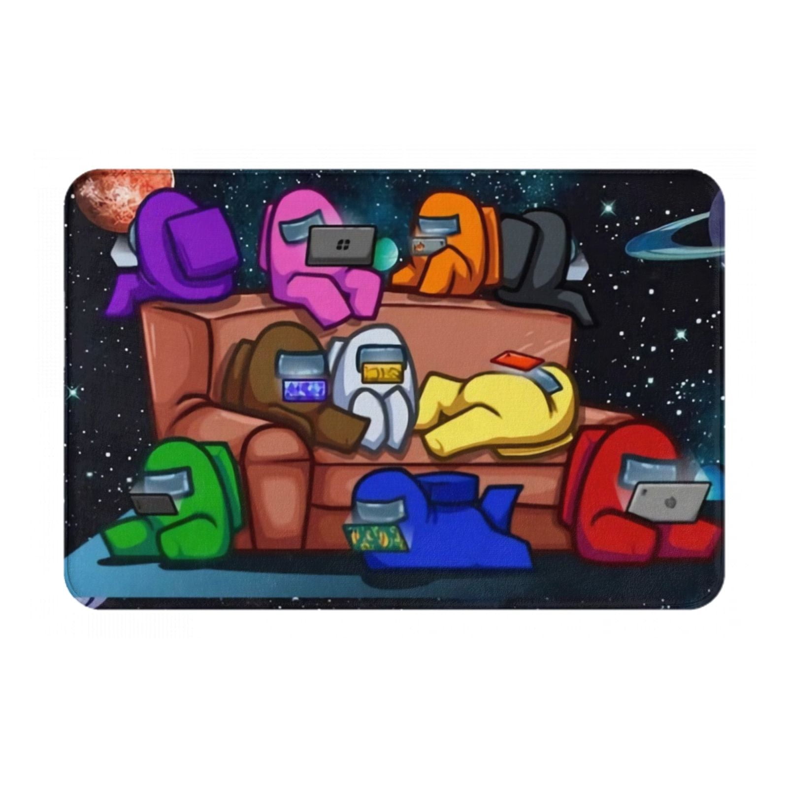 Among Us Crewmates Door Mat,Christmas Outdoor Front Door Decor Mat ...