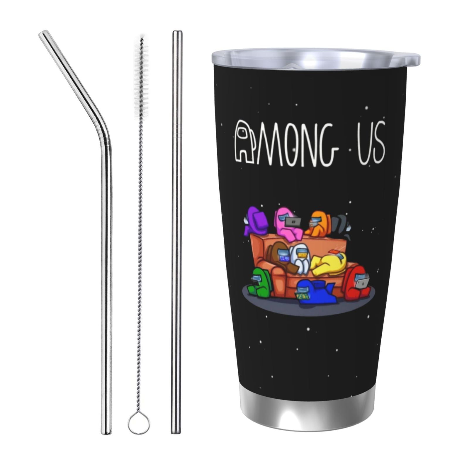 Among Us Crewmates Water Bottle,Coffee Cups,Insulated Stainless Steel ...