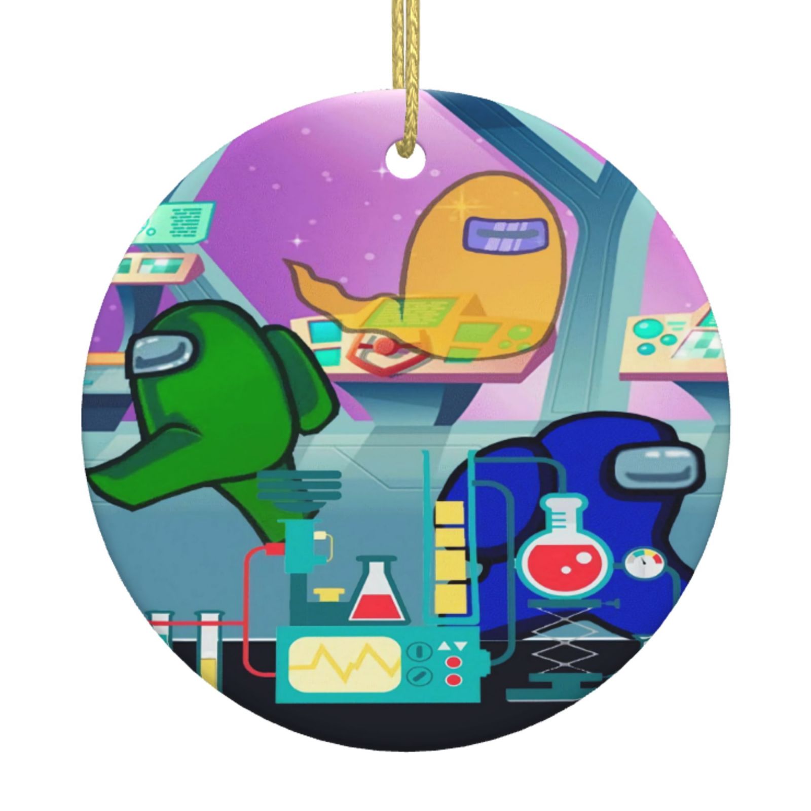 Among Us Custom Cursor Christmas Ornament 2026,Ornaments for Christmas ...
