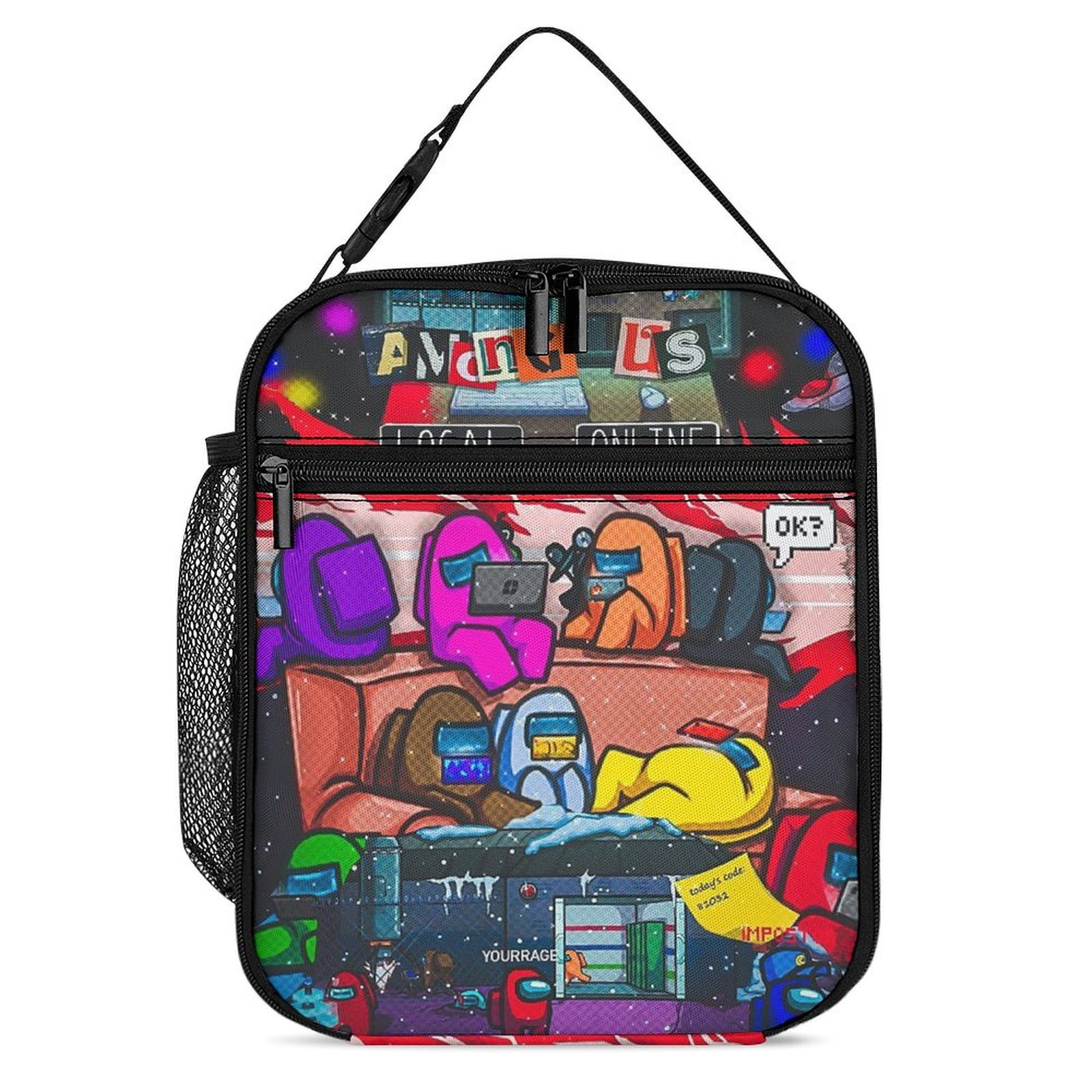 Among_Us Custom Lunch Bag, Personalized Portable Insulated Lunch Bag ...