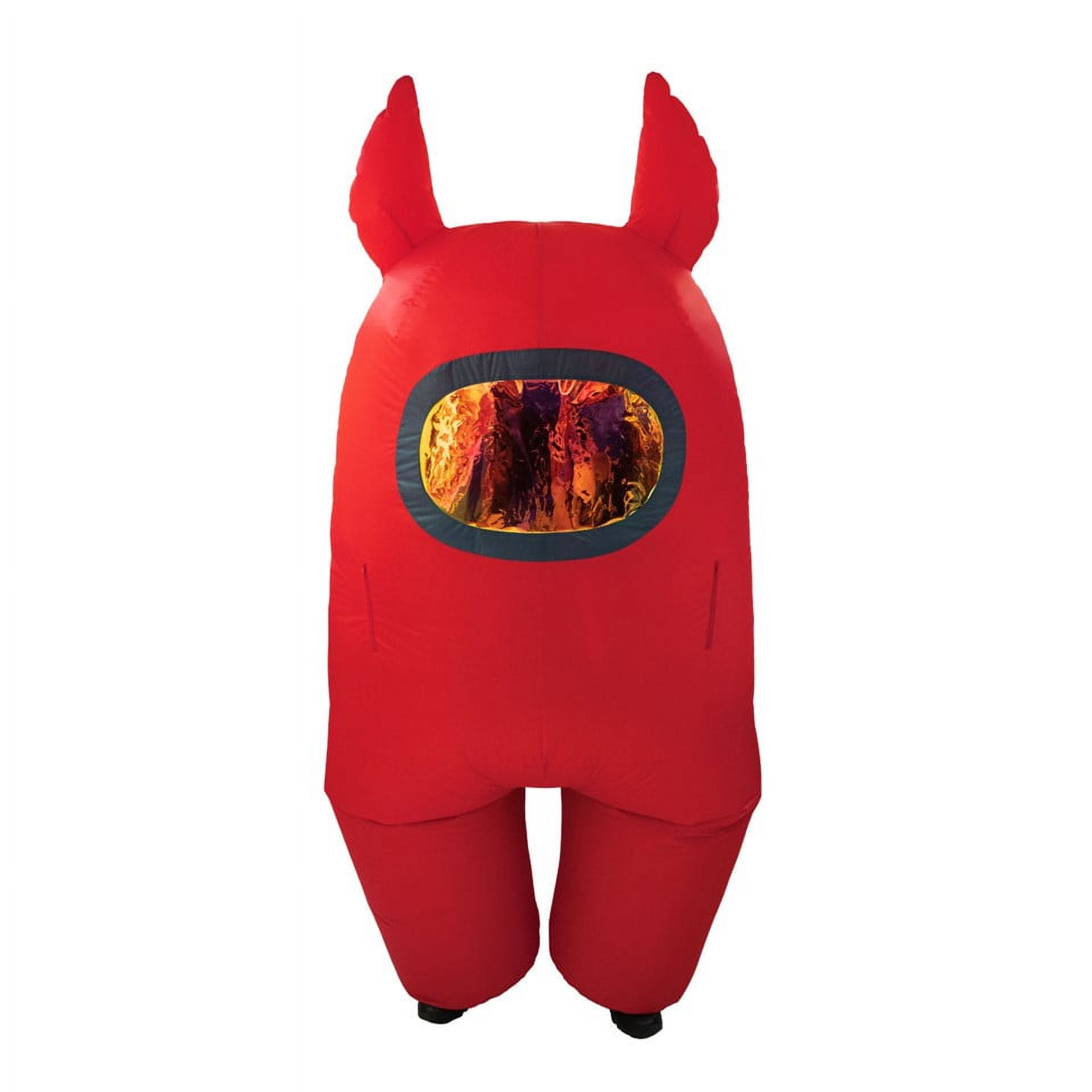 Among Us Devil Inflatable Halloween Costume for Adults, Red, Adult One ...