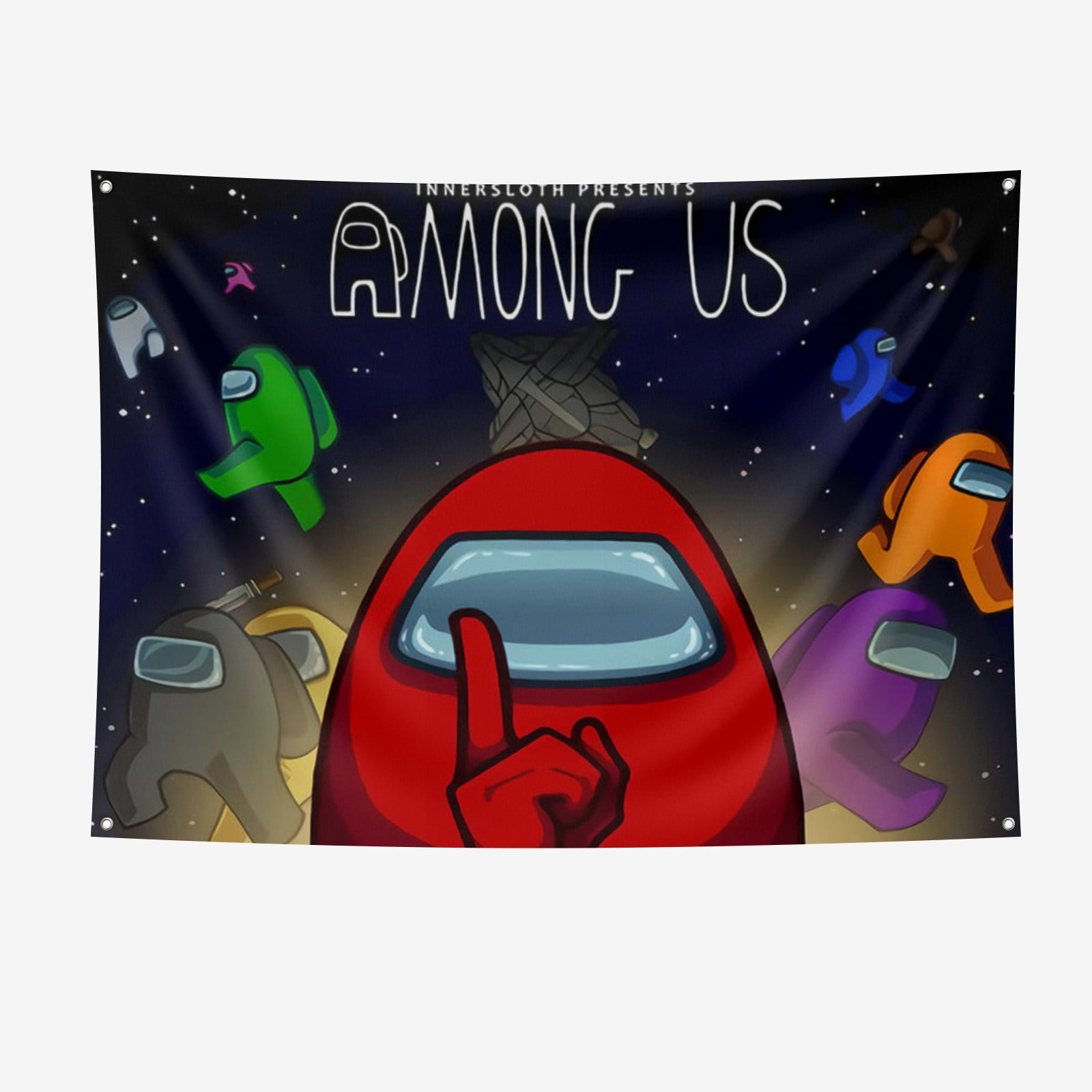 Among Us Festival Backdrop Party Banner 7x5ft Happy Birthday Party ...