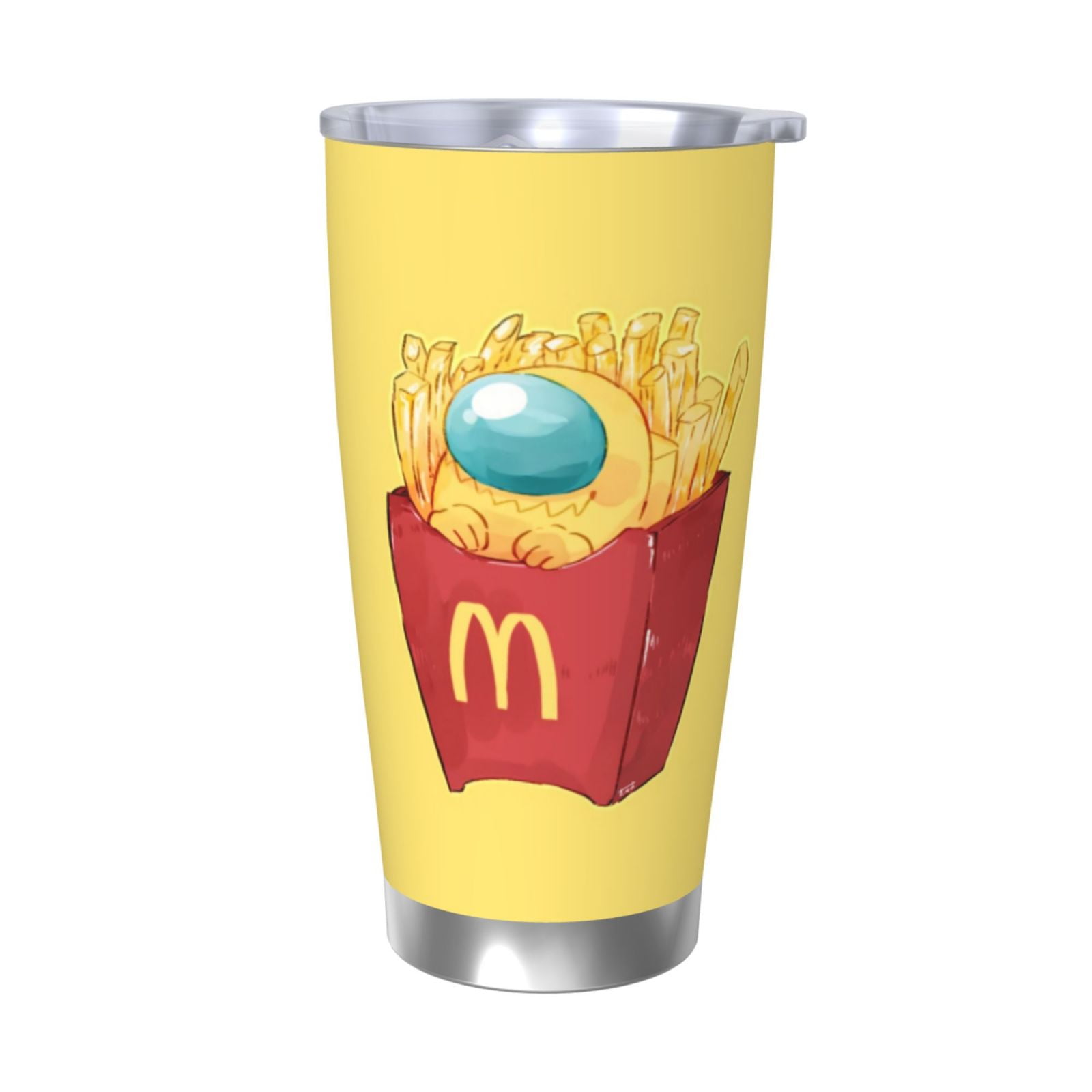 Among Us Fries Insulated Tumblers with Lid,20 oz Travel Coffee Cups ...