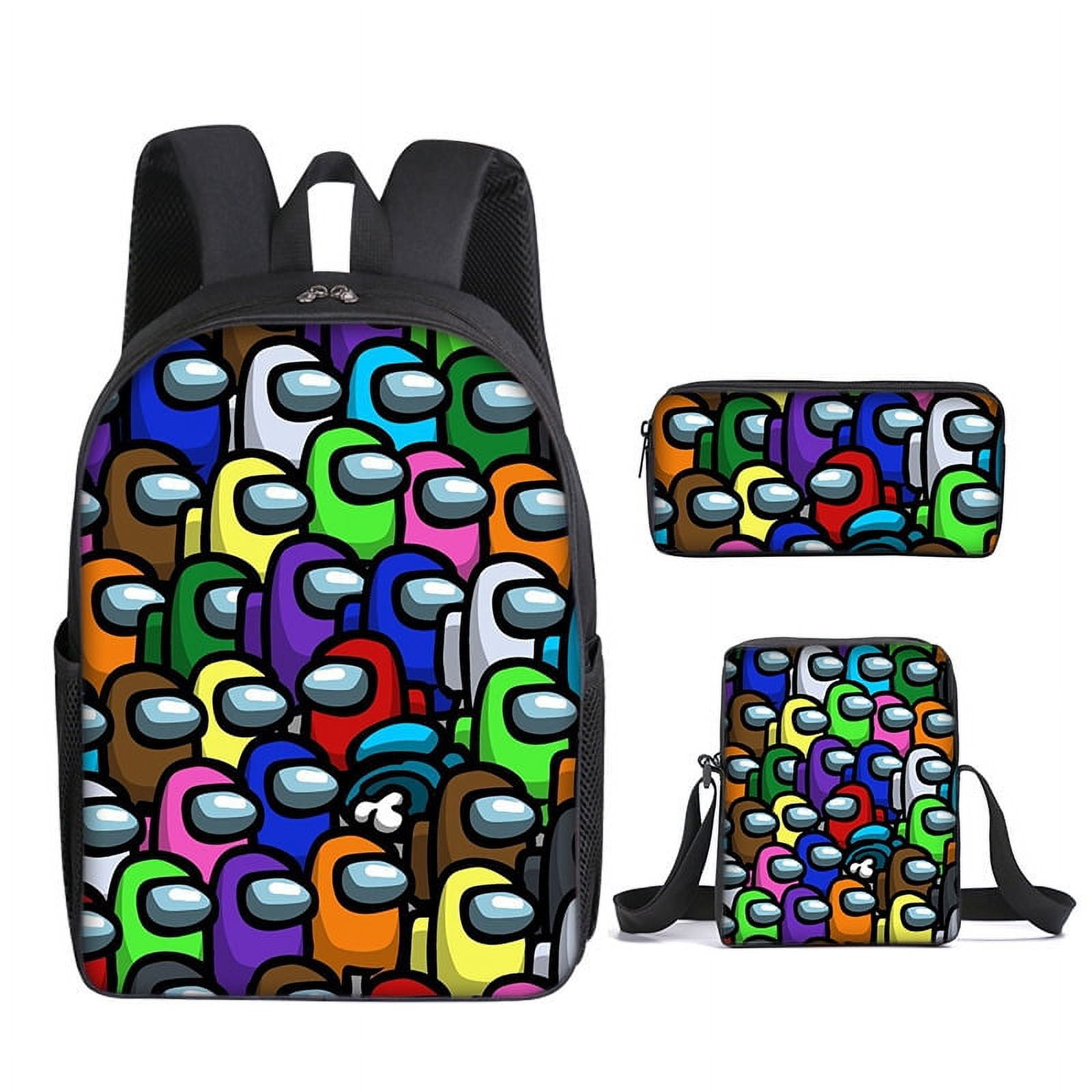 Among Us Game Backpack Satchel Pencil Bag Three-piece Set - Walmart.com
