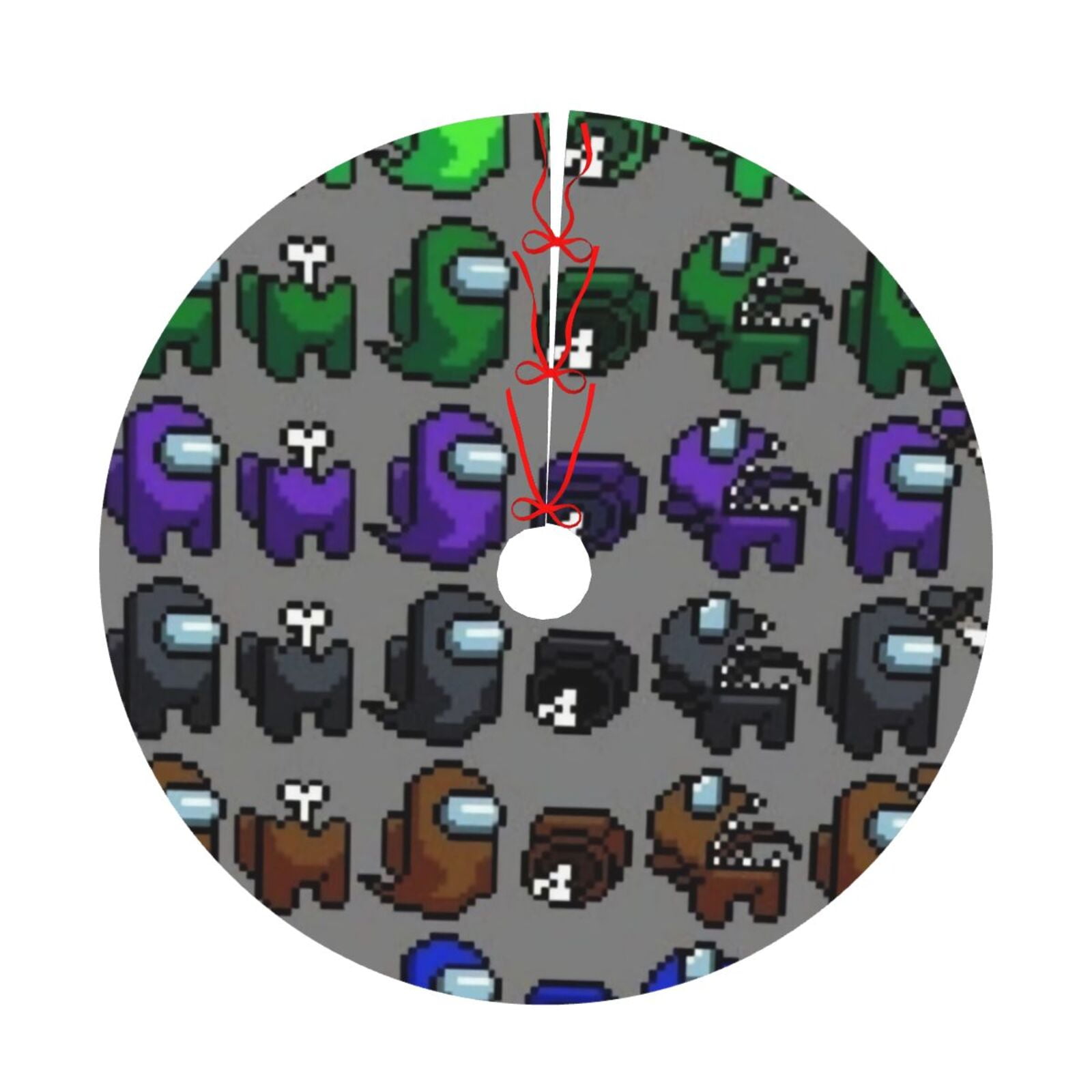 Among Us Game Christmas Tree Skirt 36 Inch Xmas Tree Skirts Mat for ...