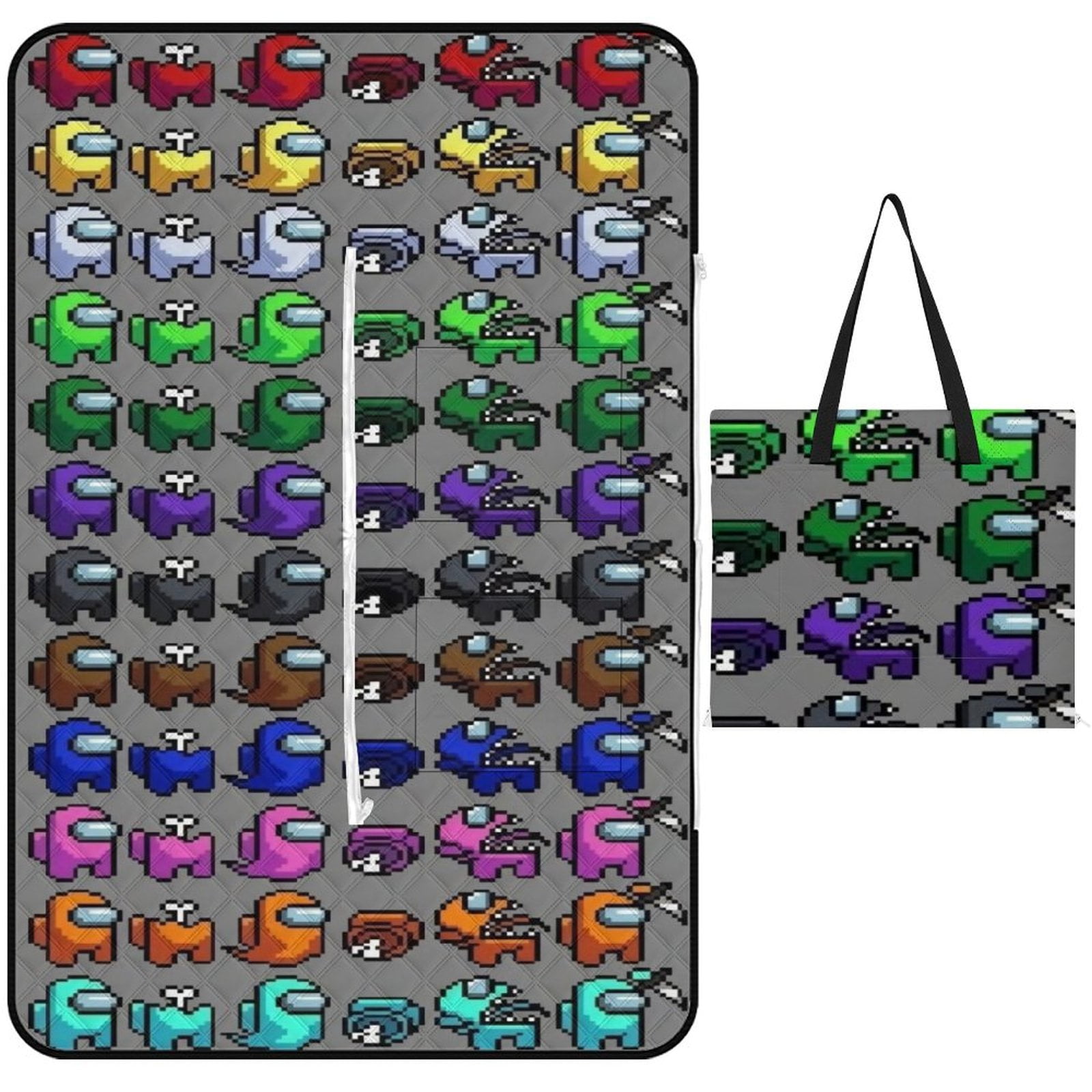 Among Us Game Extra Large Picnic Outdoor Blanket,59 x 39 Waterproof ...