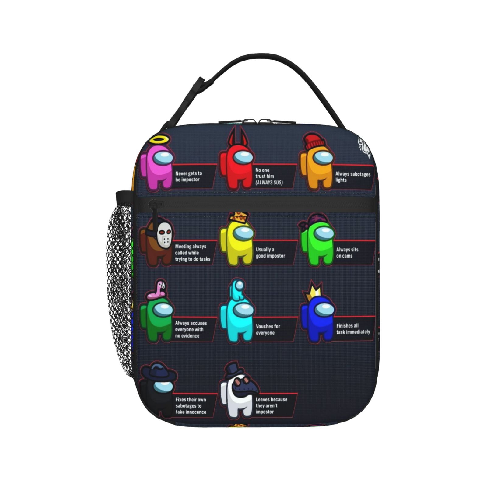 Among Us Game Lunch Box for Women & Men,Adult Insulated Lunch Bag,Small ...