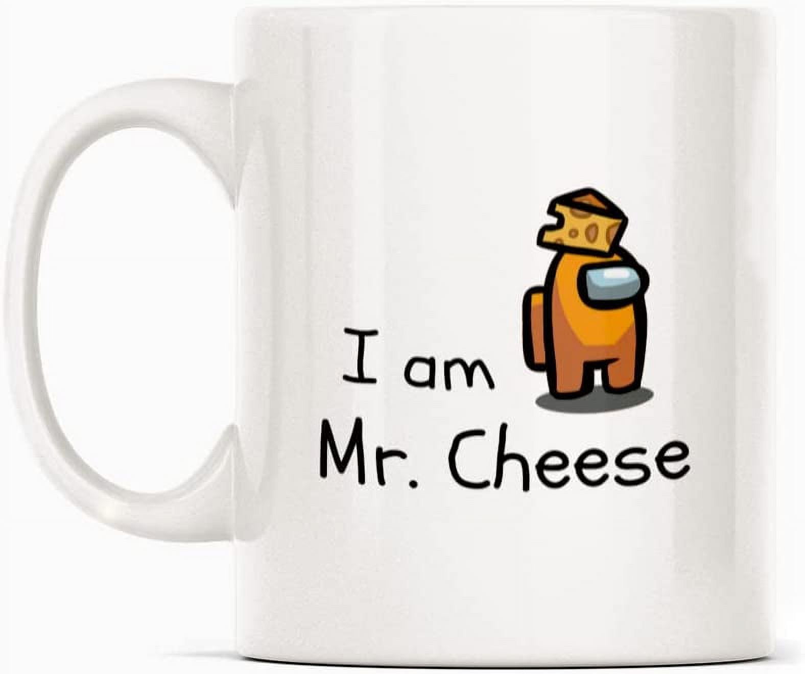 Among Us Game Mr Cheese Mug Gift, White Funny Sarcasm Coffee Cup ...