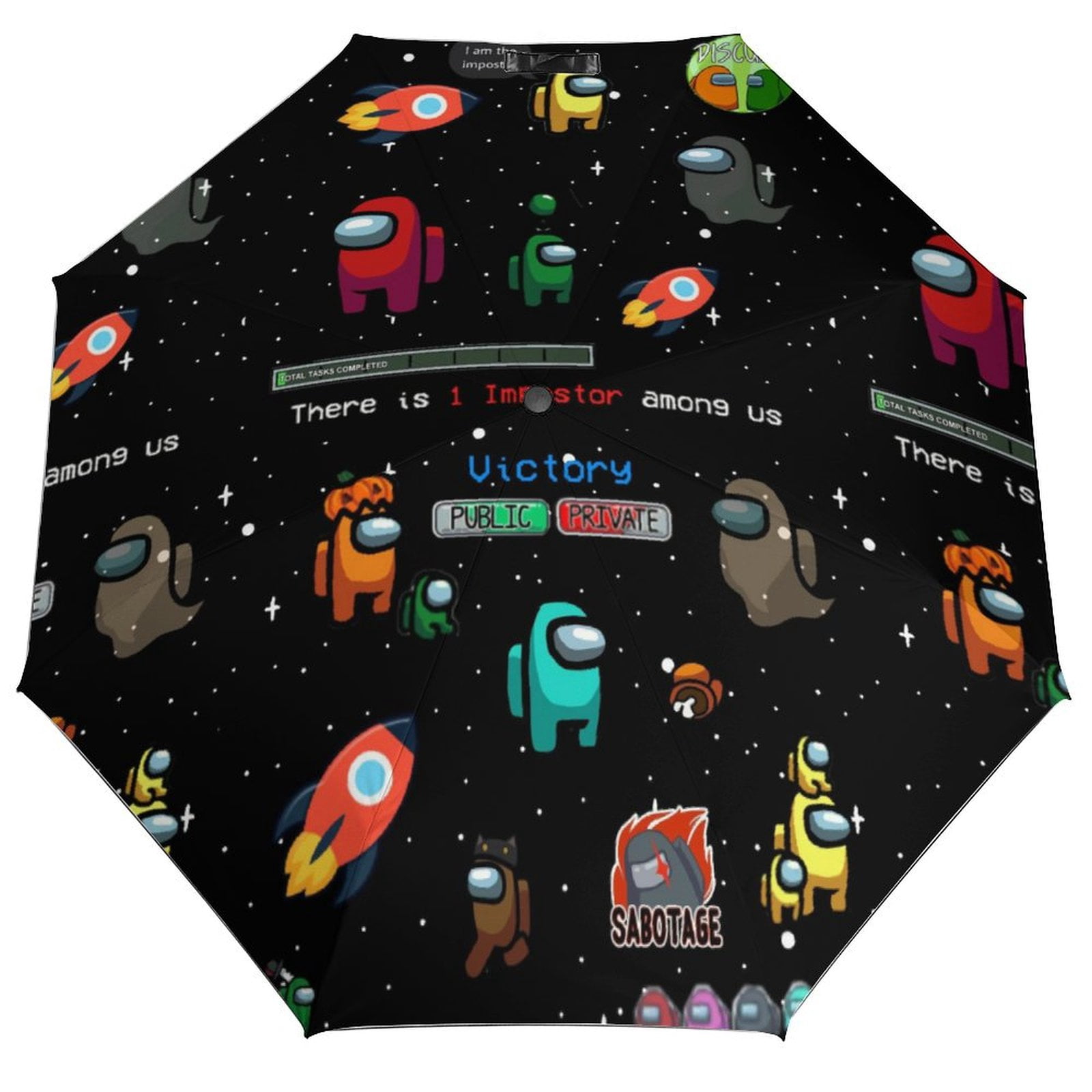 Among Us Game Umbrella,Travel Essentials Umbrella,Windproof Compact ...