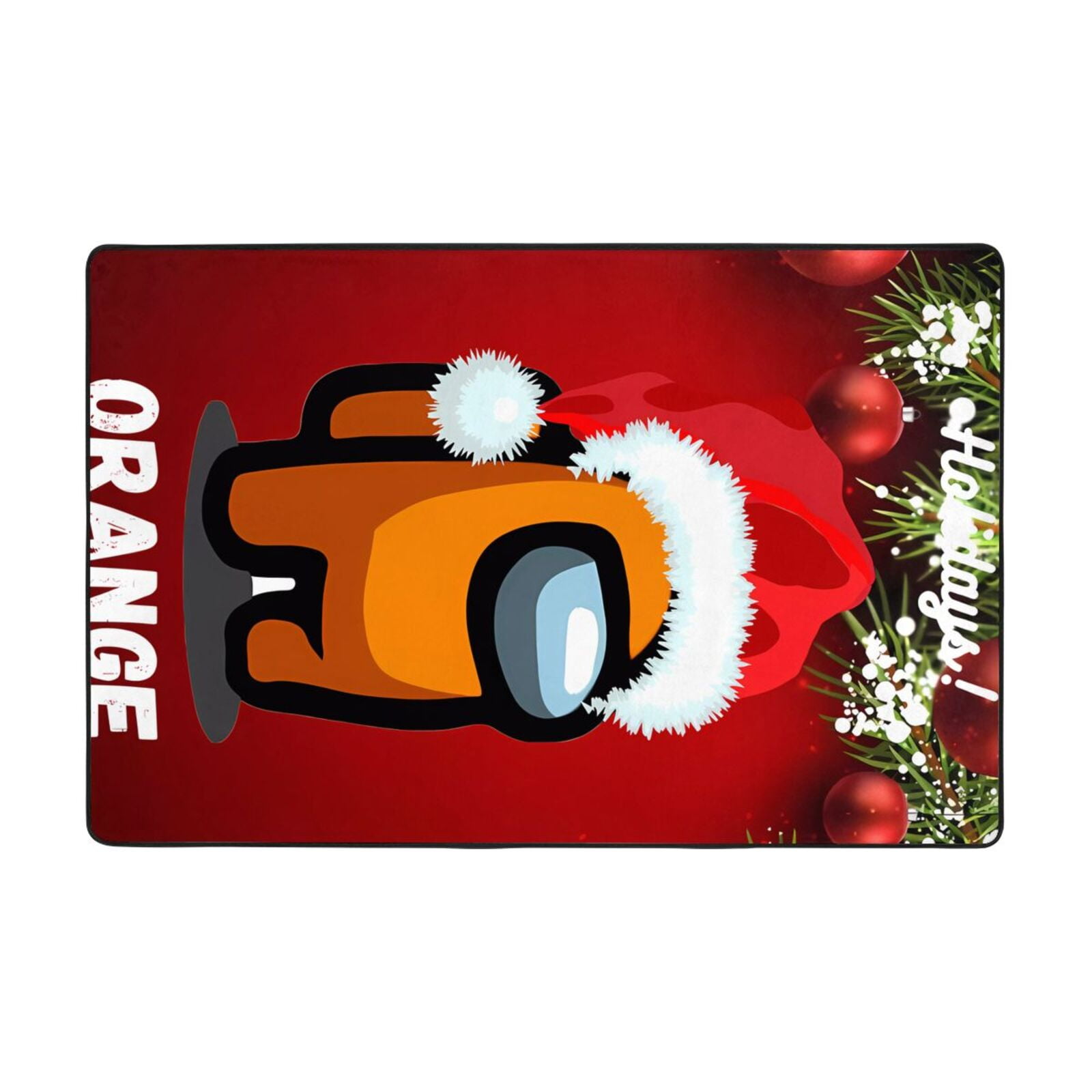 Among Us Gamer Rug Room Non-Slip Gaming Rug Cool Graffiti Gaming Carpet ...