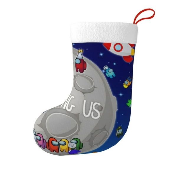 Among-Us Gaming Christmas Stockings Large 18 Inch Xmas Ornaments for ...