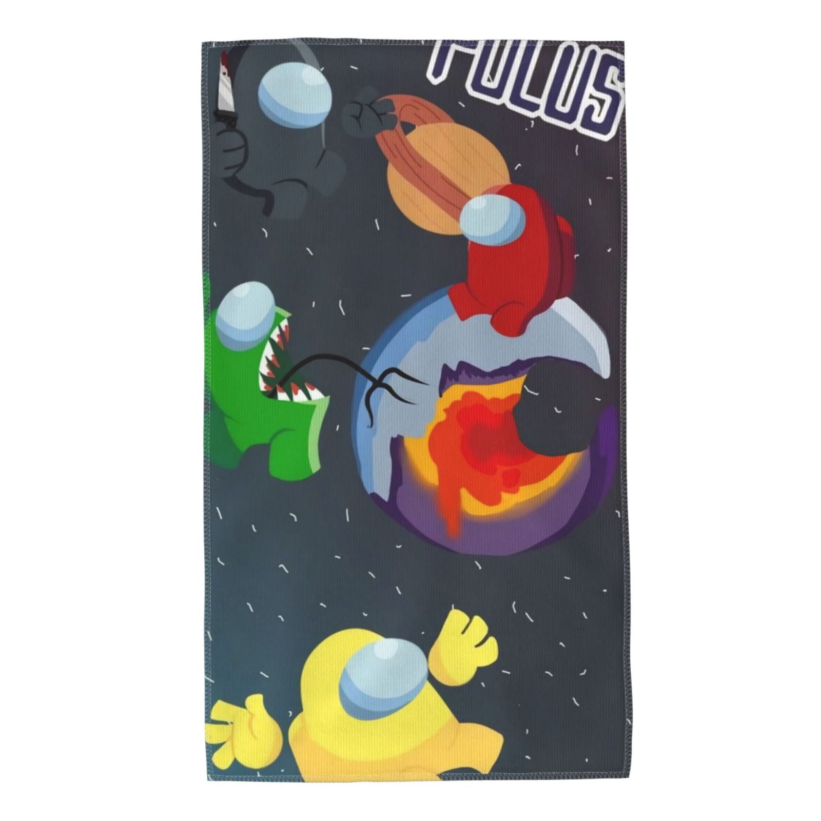 Among-Us Gaming Face Towels,Microfiber Hand Towel for Bath,Hand,Face ...