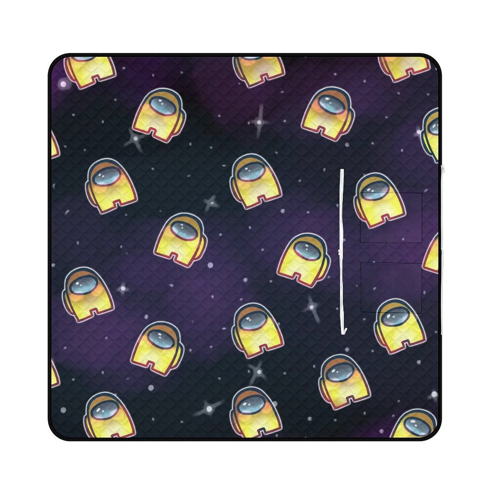 Among-Us Gaming Picnic Blankets 78"x78" Extra Large Outdoor Blanket ...