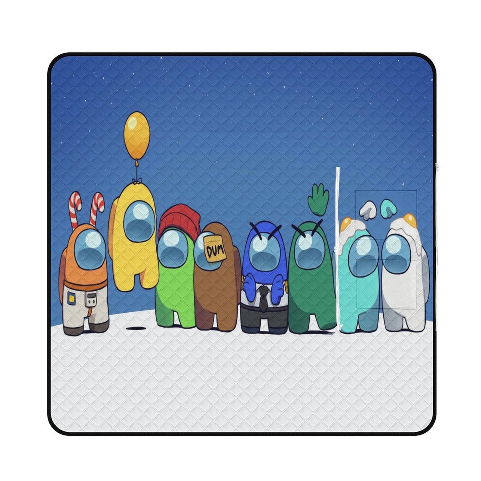 Among Us They Are A Great Team Picnic Blankets 78"x78" Extra Large ...