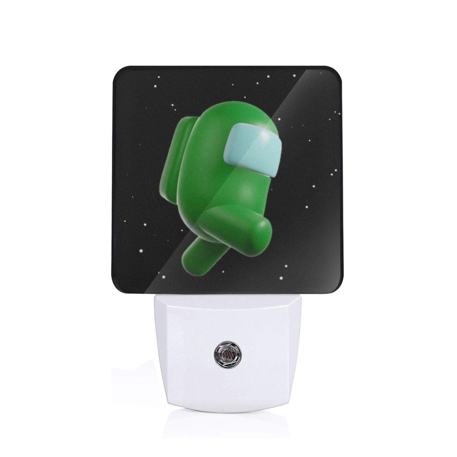 Among-Us Green Wallpapers Night Light,LED Night Light Plug into Wall ...