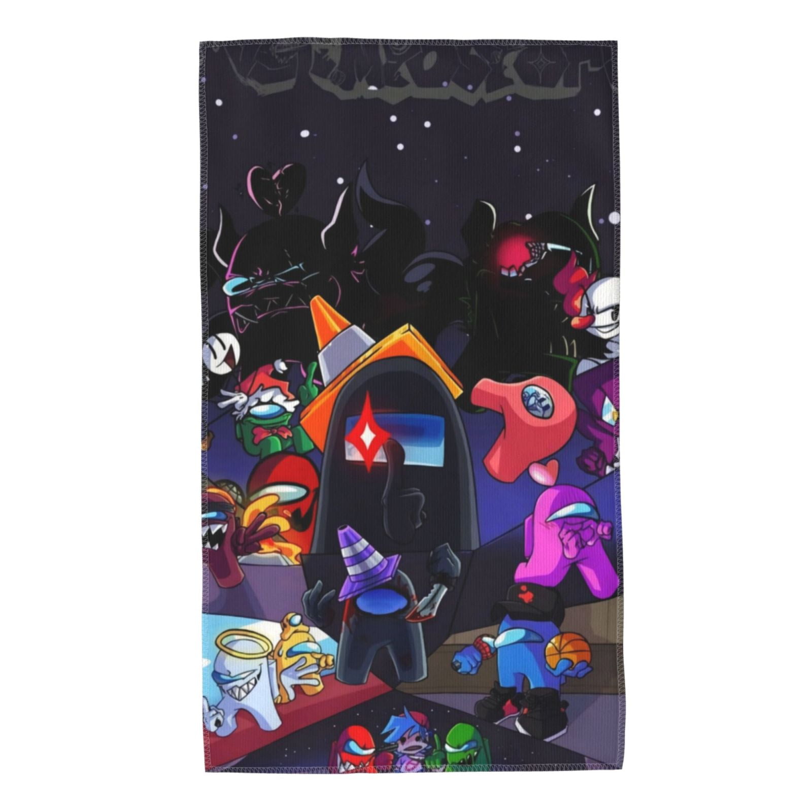 Among Us Hand Towels for Bathroom,Face Towels Soft Absorbent for Spa ...