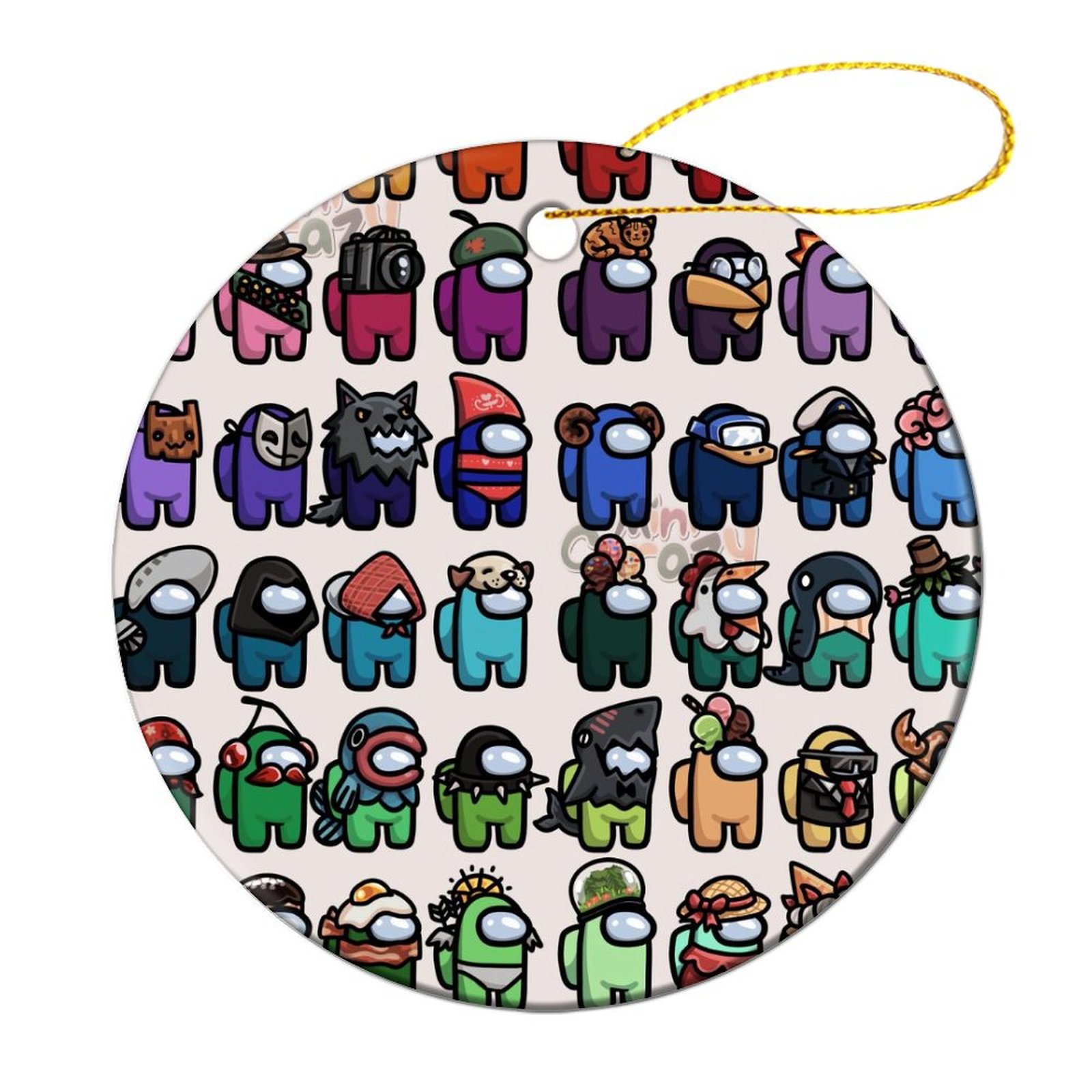 Among Us Hat Christmas Ornament,Farmhouse Christmas Tree Holiday Decor ...