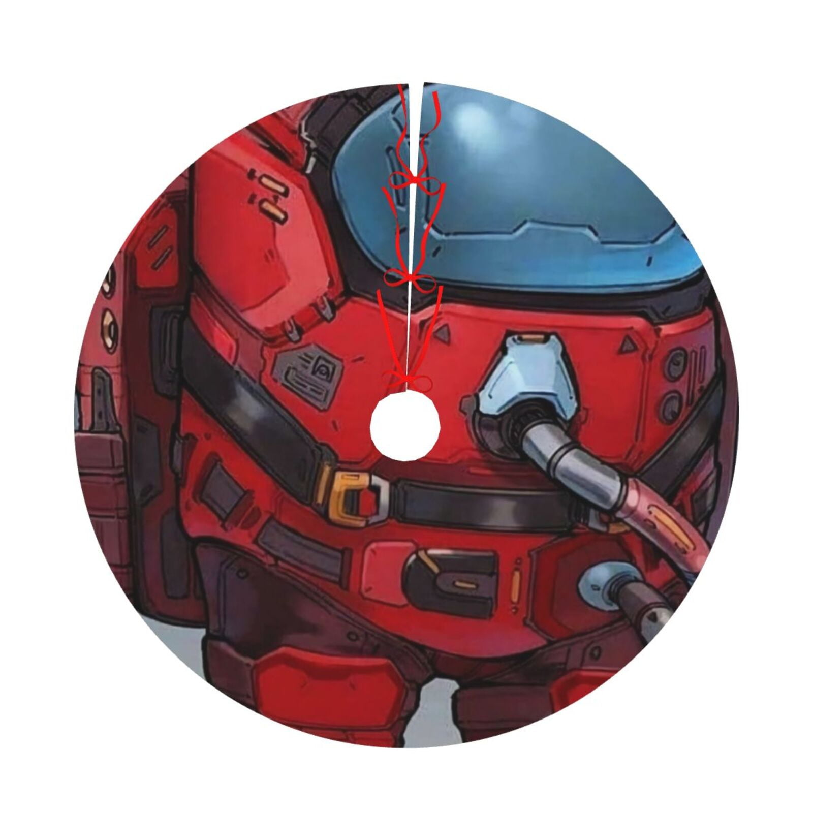 Among Us Imposter Crewmate 669 Christmas Tree Skirt Collar 36 Inch Xmas ...