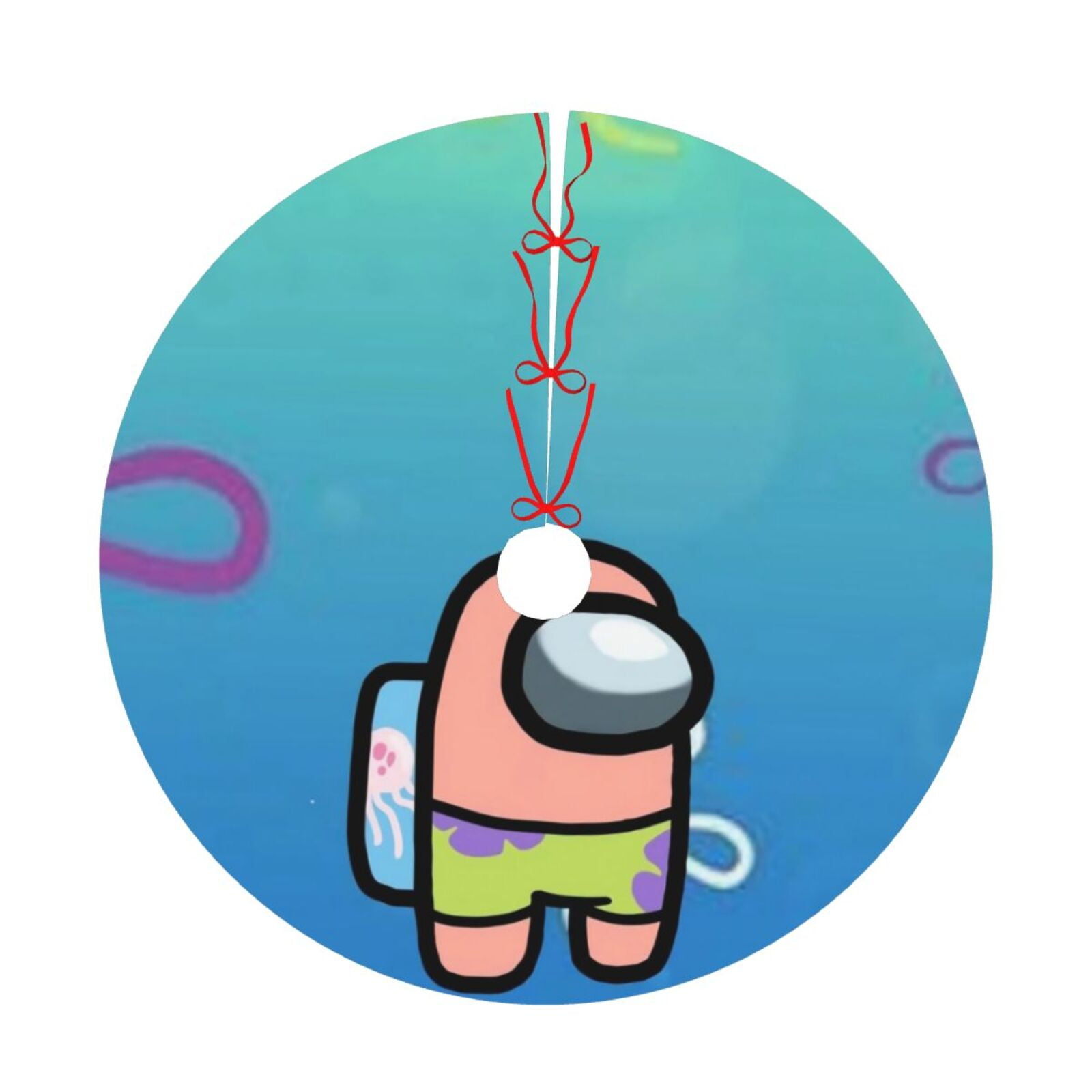 Among-Us Imposter Crewmate Christmas Tree Skirt 48 Inch,Soft and Funny ...