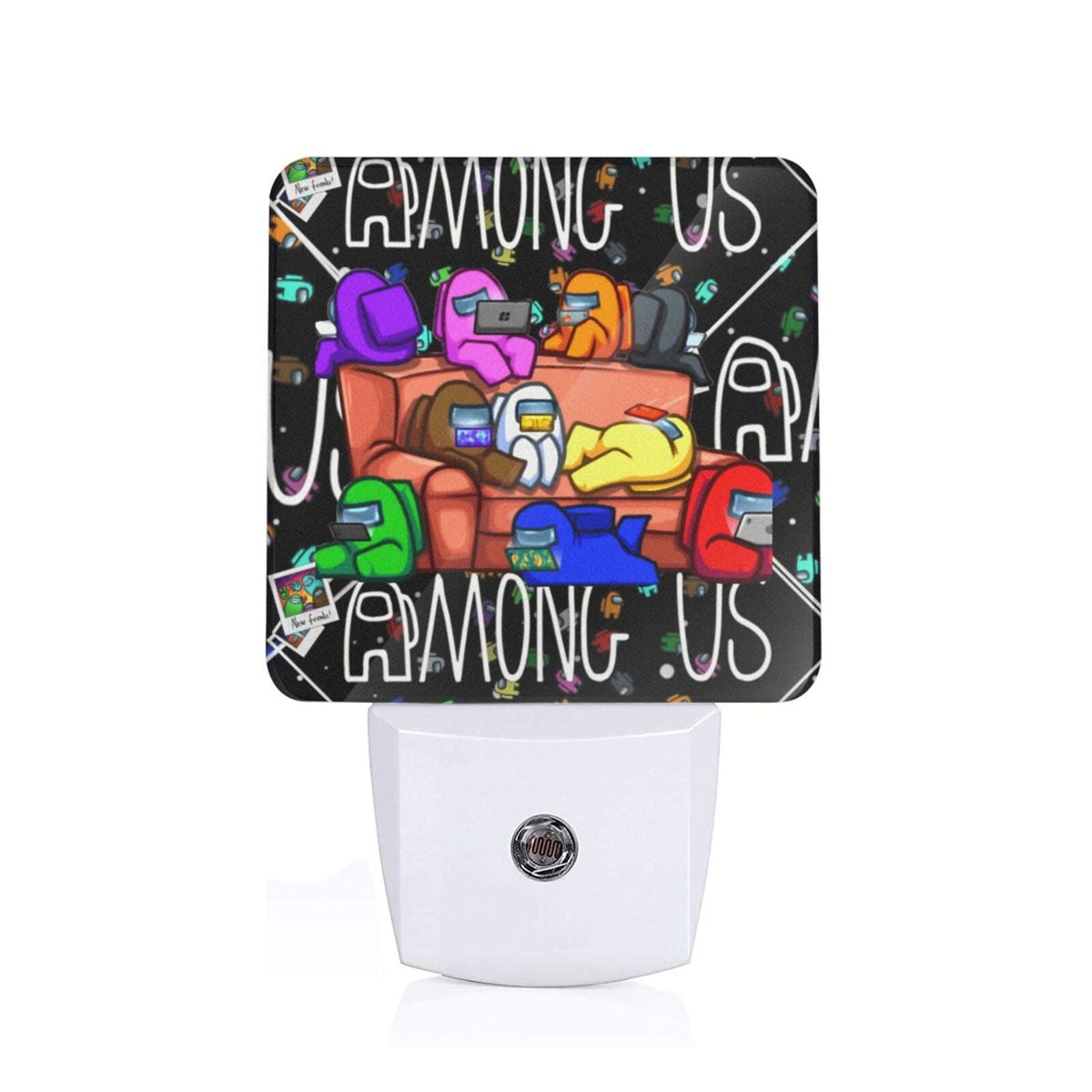 Among-Us Imposter Crewmate Night Light,Night Lights Plug into Wall,1 ...