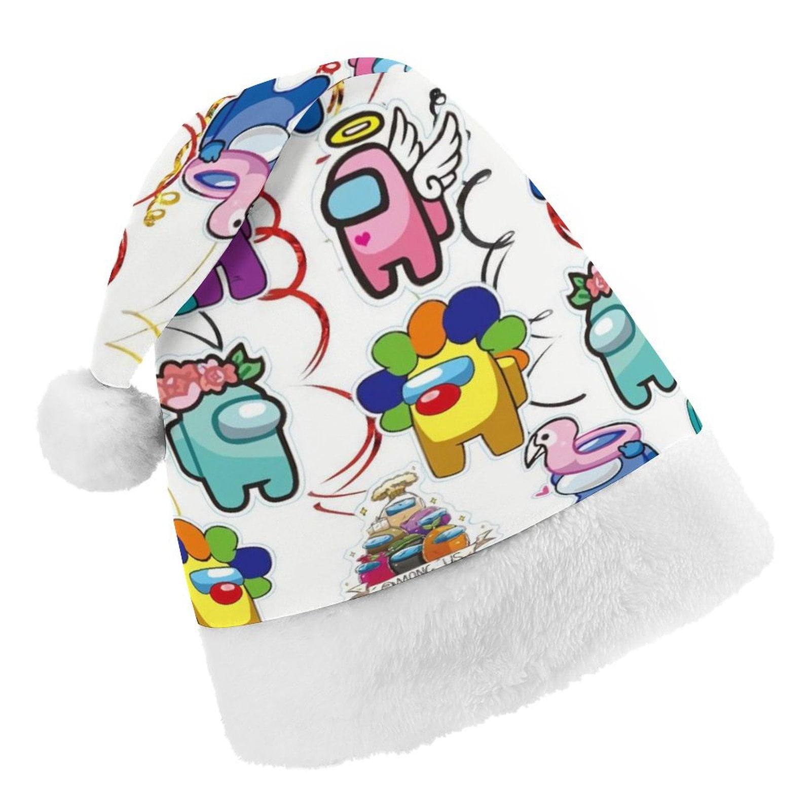 Among Us Imposter Crewmate Party Ideas Santa Hat,Among Us Imposter ...