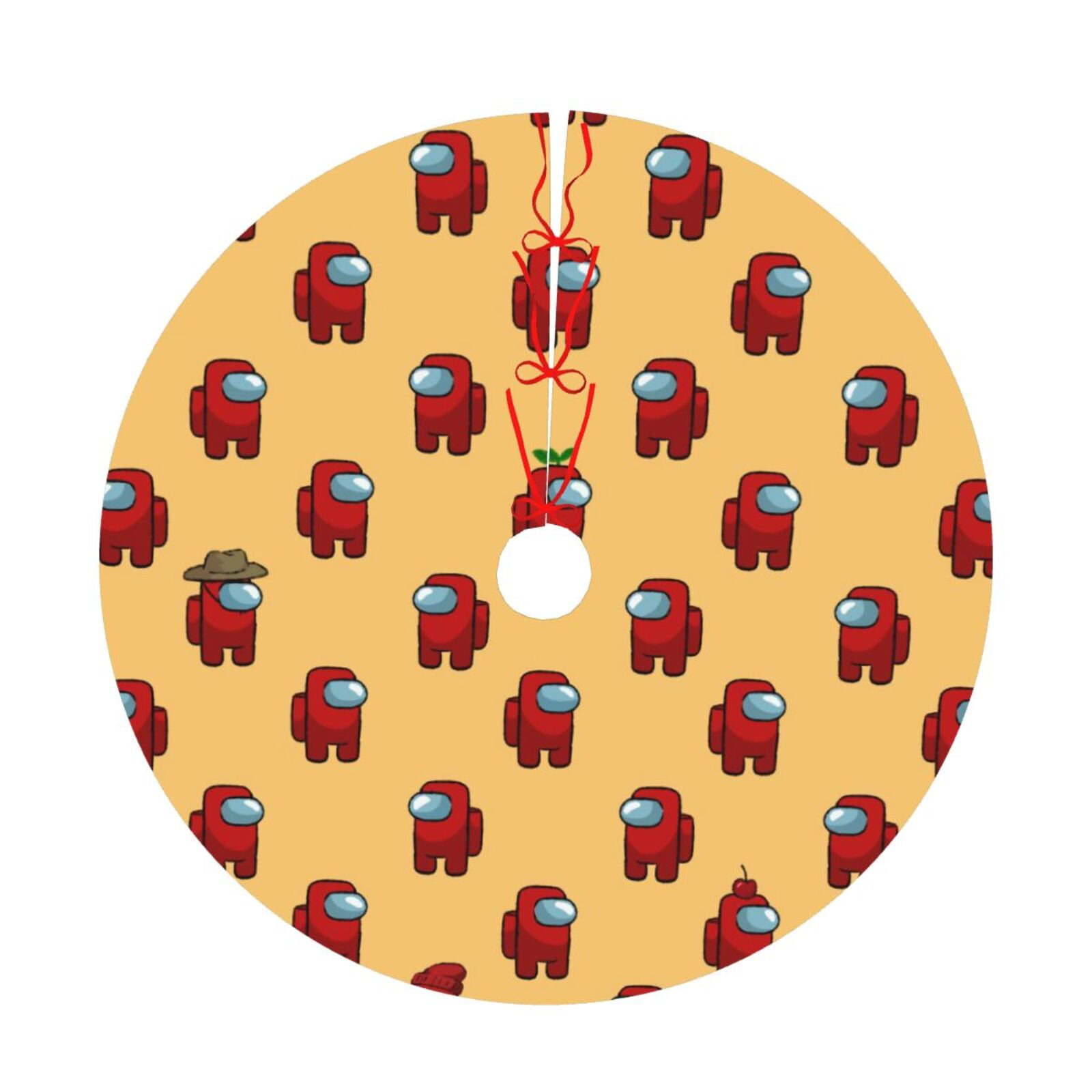 Among-Us Imposter Crewmate Red Christmas Tree Skirt 36 Inch,Soft and ...