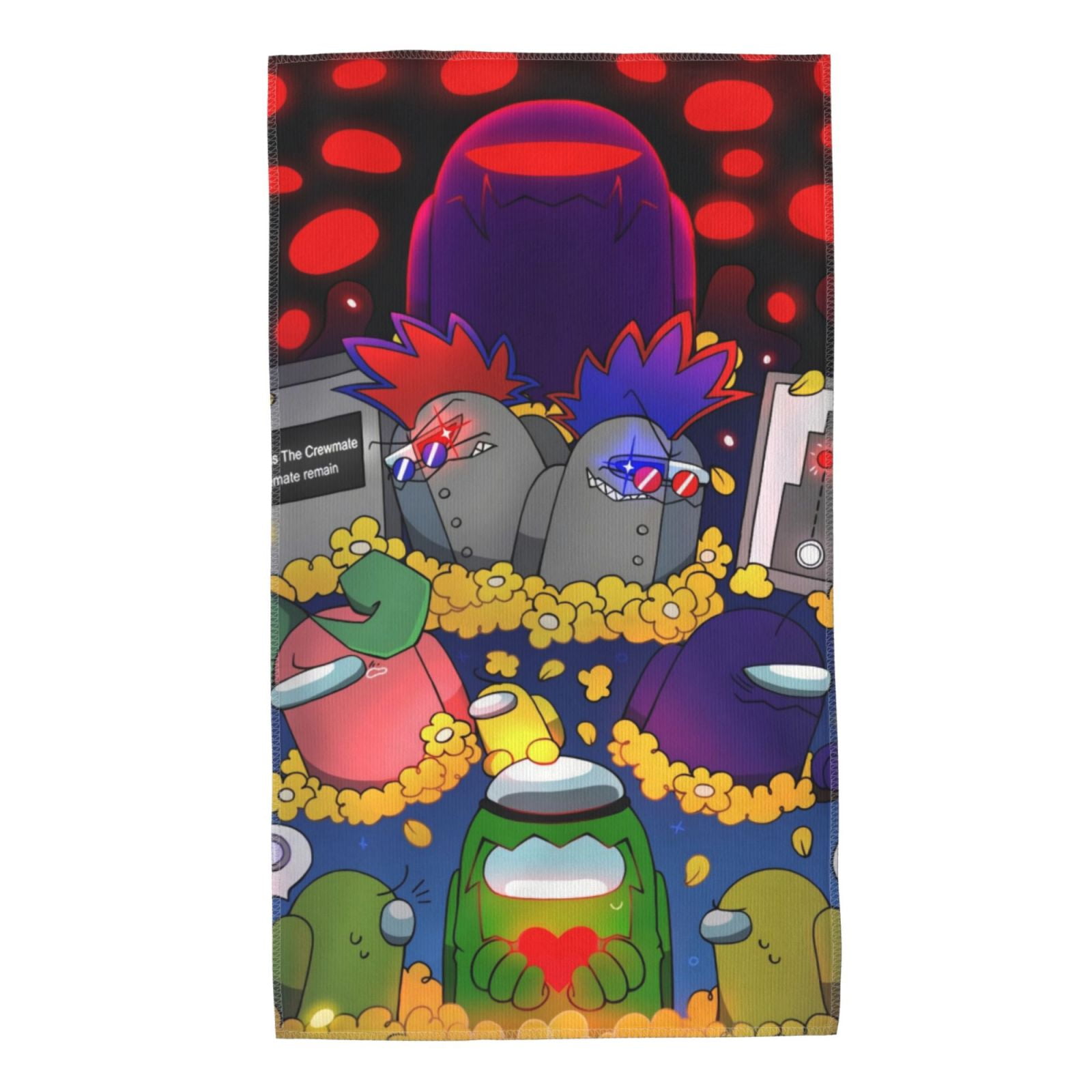 Among-Us Imposter Crewmate Towels,Hand Towels,Lightweight and Highly ...