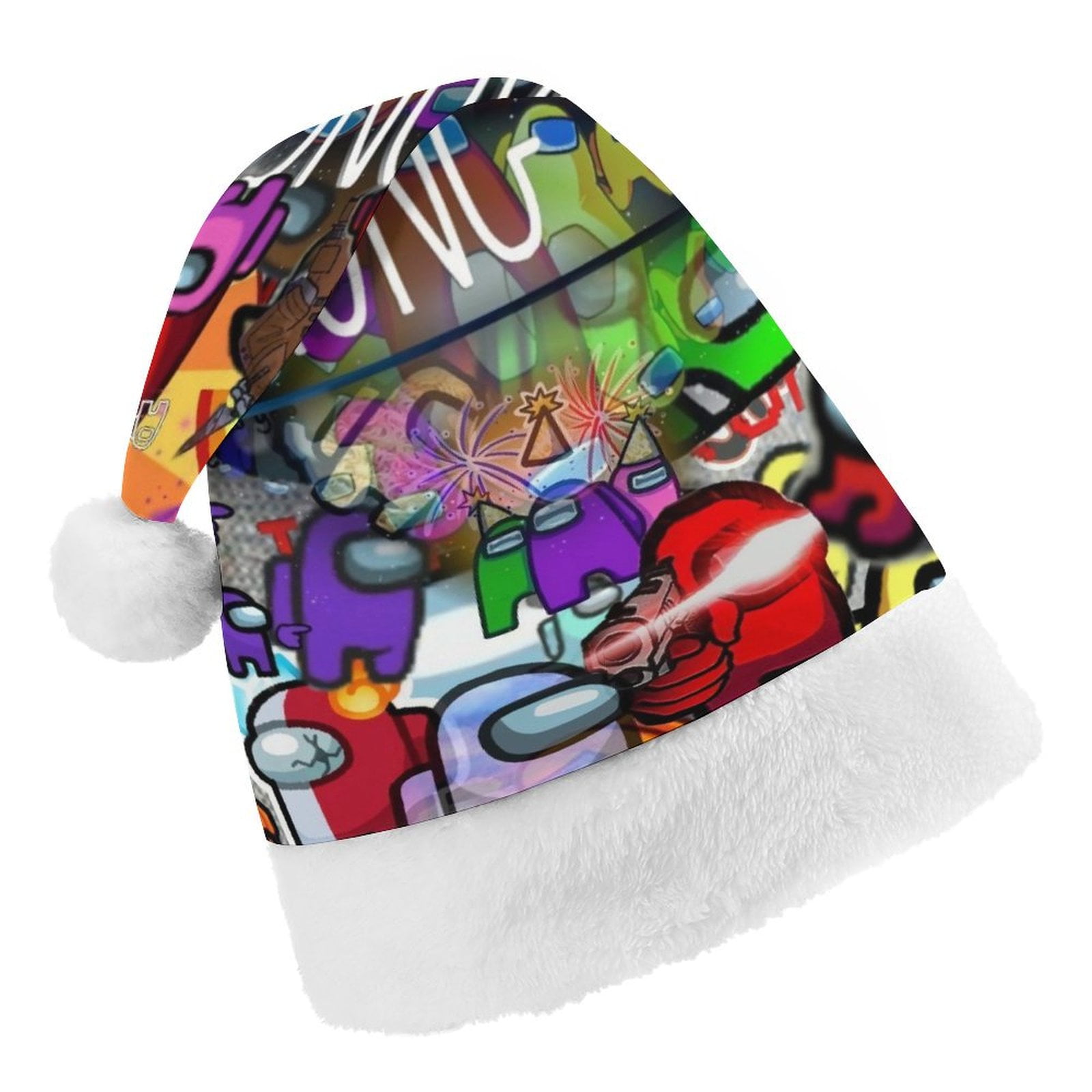 Among Us Imposter Crewmate Wallpaper Santa Hat,Among Us Imposter ...