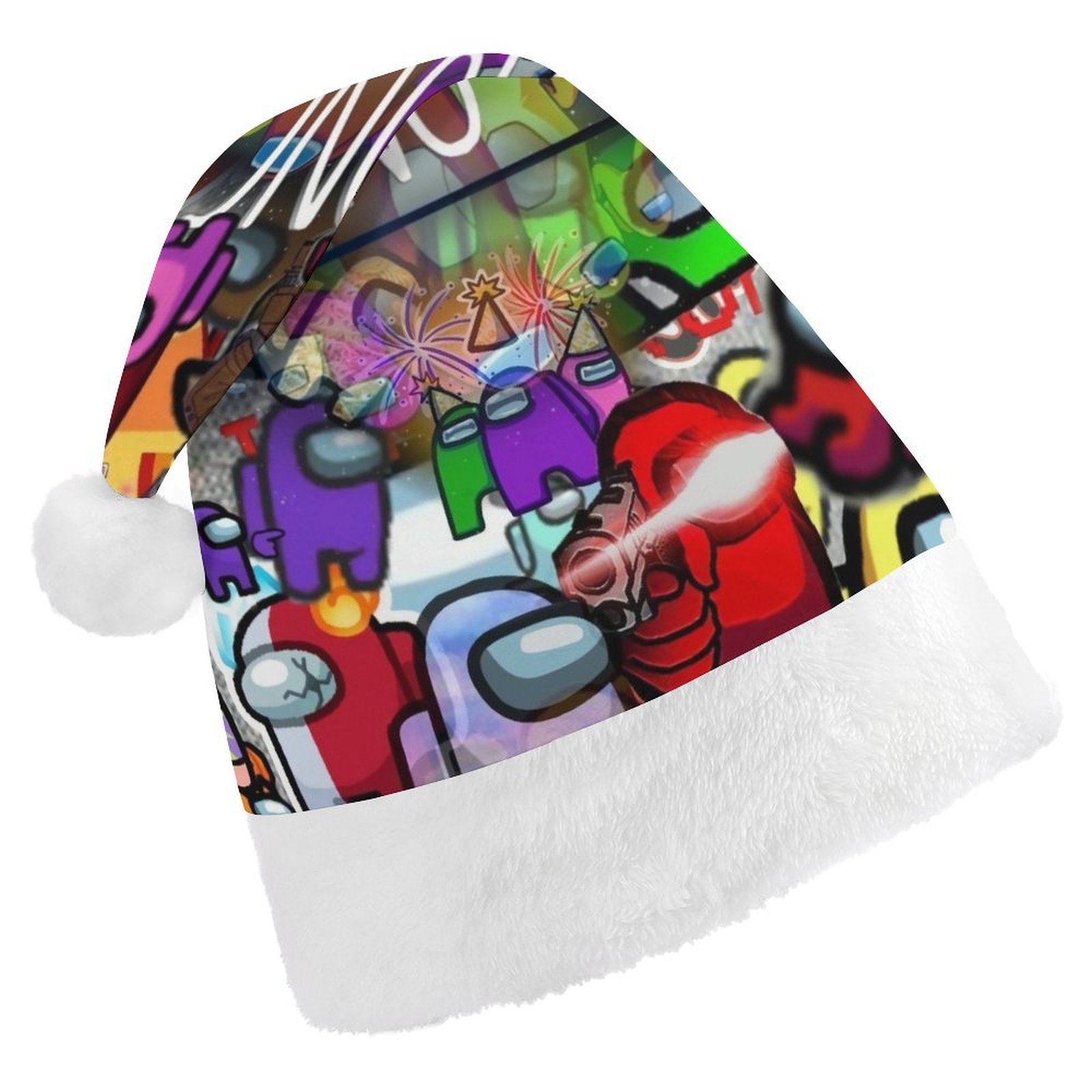 Among Us Imposter Crewmate Wallpaper Santa Hat,Among Us Imposter ...