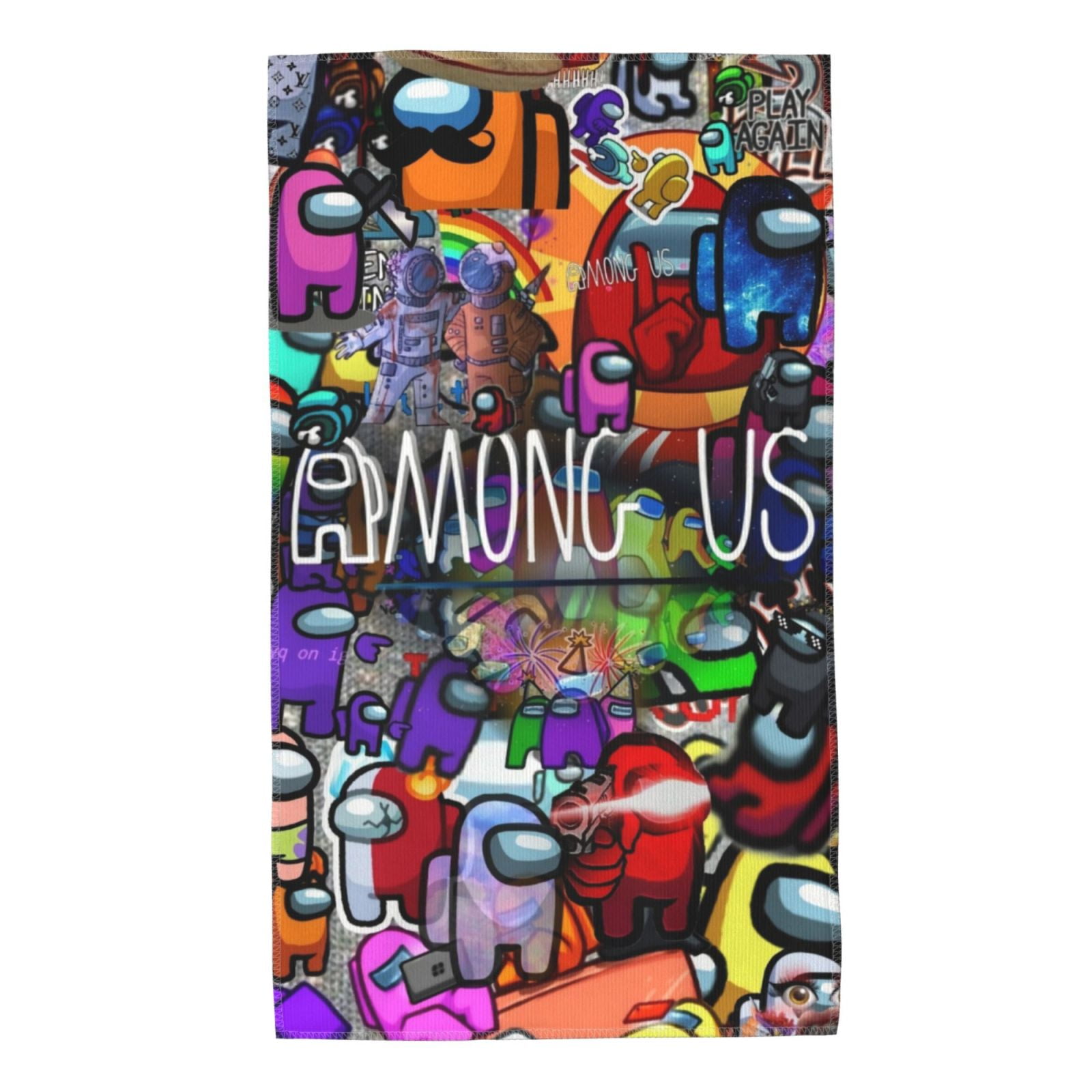Among Us Imposter Crewmate Wallpaper Towels,Hand Towels,Lightweight and ...