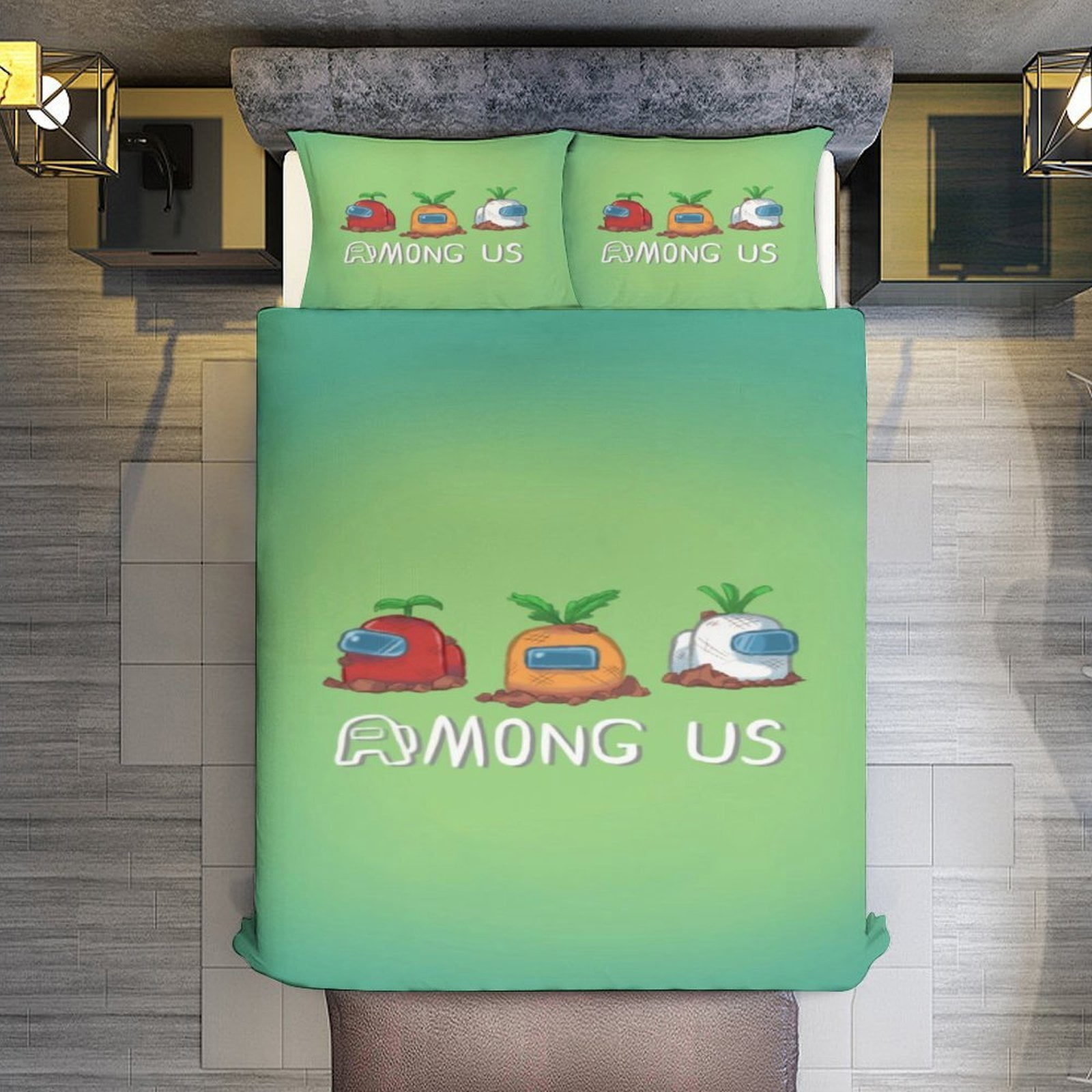 Among Us Imposter Duvet Cover Set,Bedding for Boys Girls Kids,Bedding ...