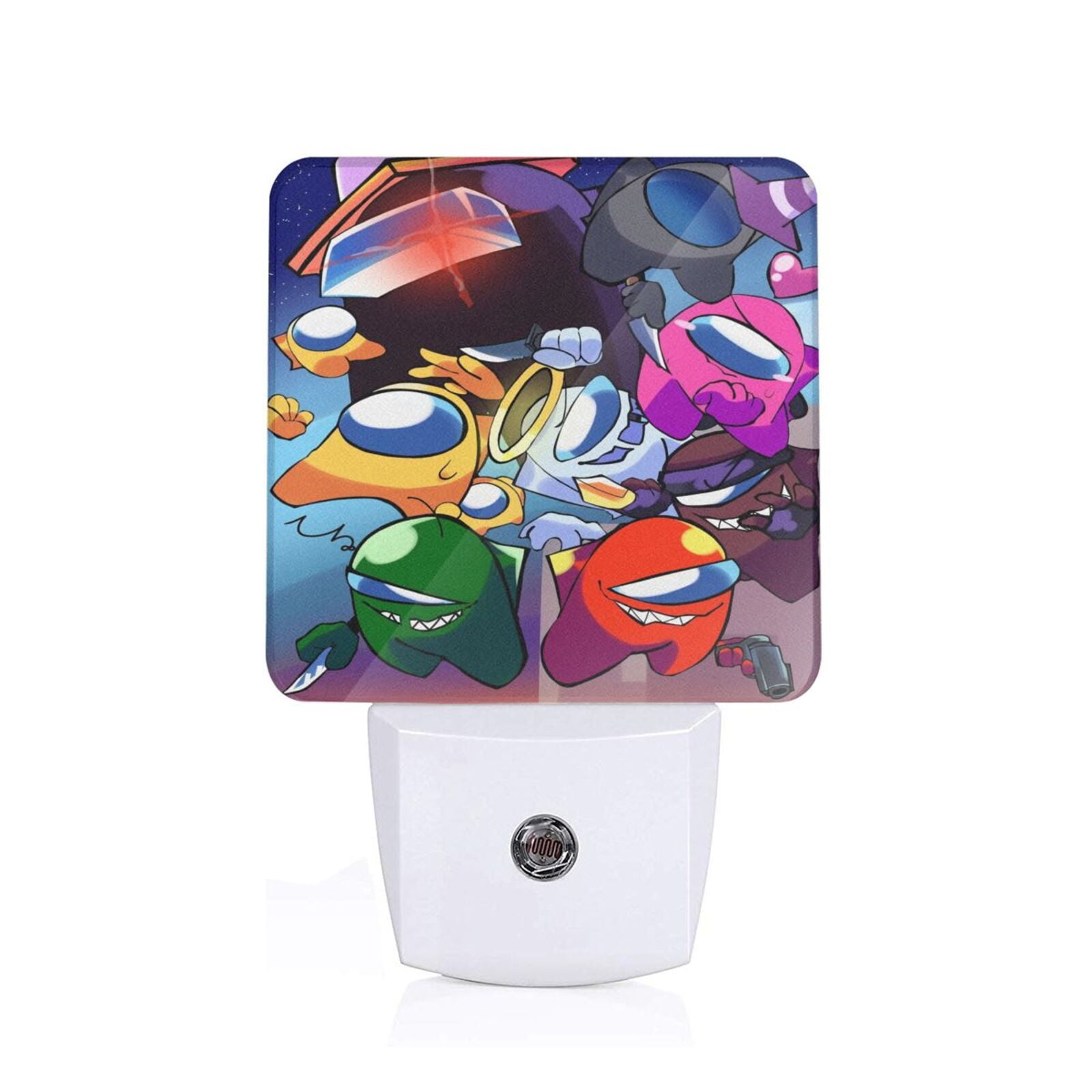 Among-Us Imposter LED Plug-in Night Light for Kids,Cute Color Changing ...
