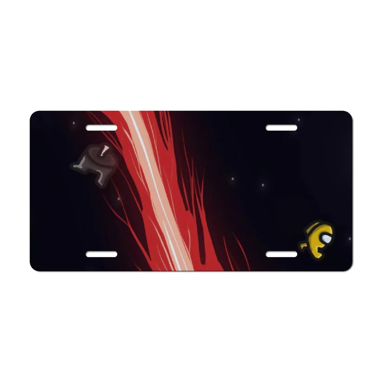 Among Us Impostor Car License Plate Cute Anime License Plate Covers ...