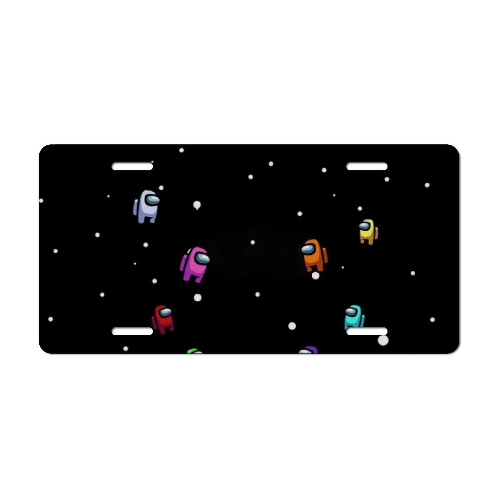 Among Us Impostor Car License Plate Cute Anime License Plate Covers ...