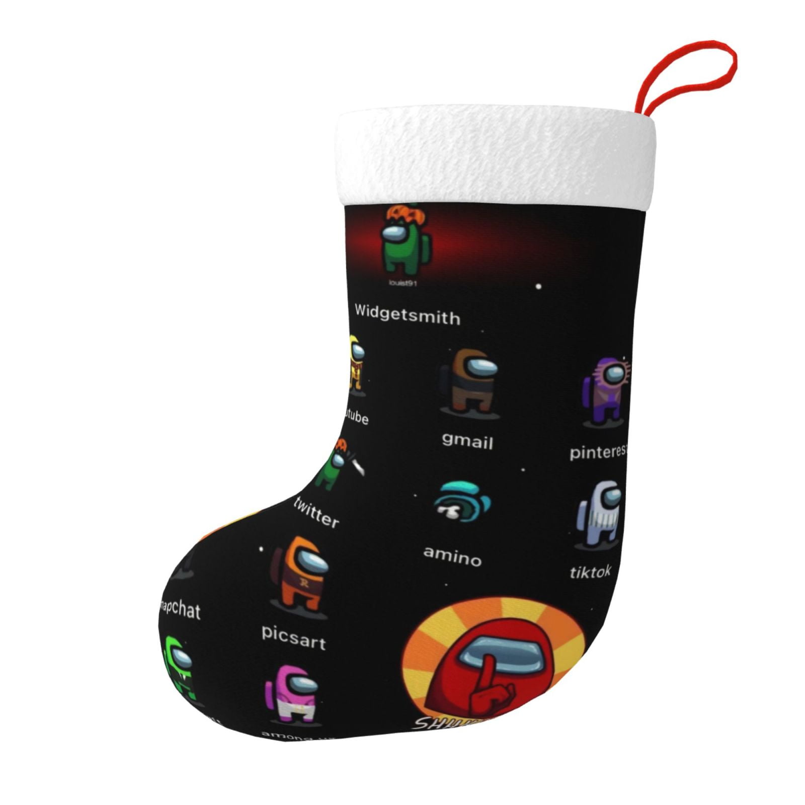 Among Us Impostor Christmas Stocking 18 Inch,Among Us Impostor ...