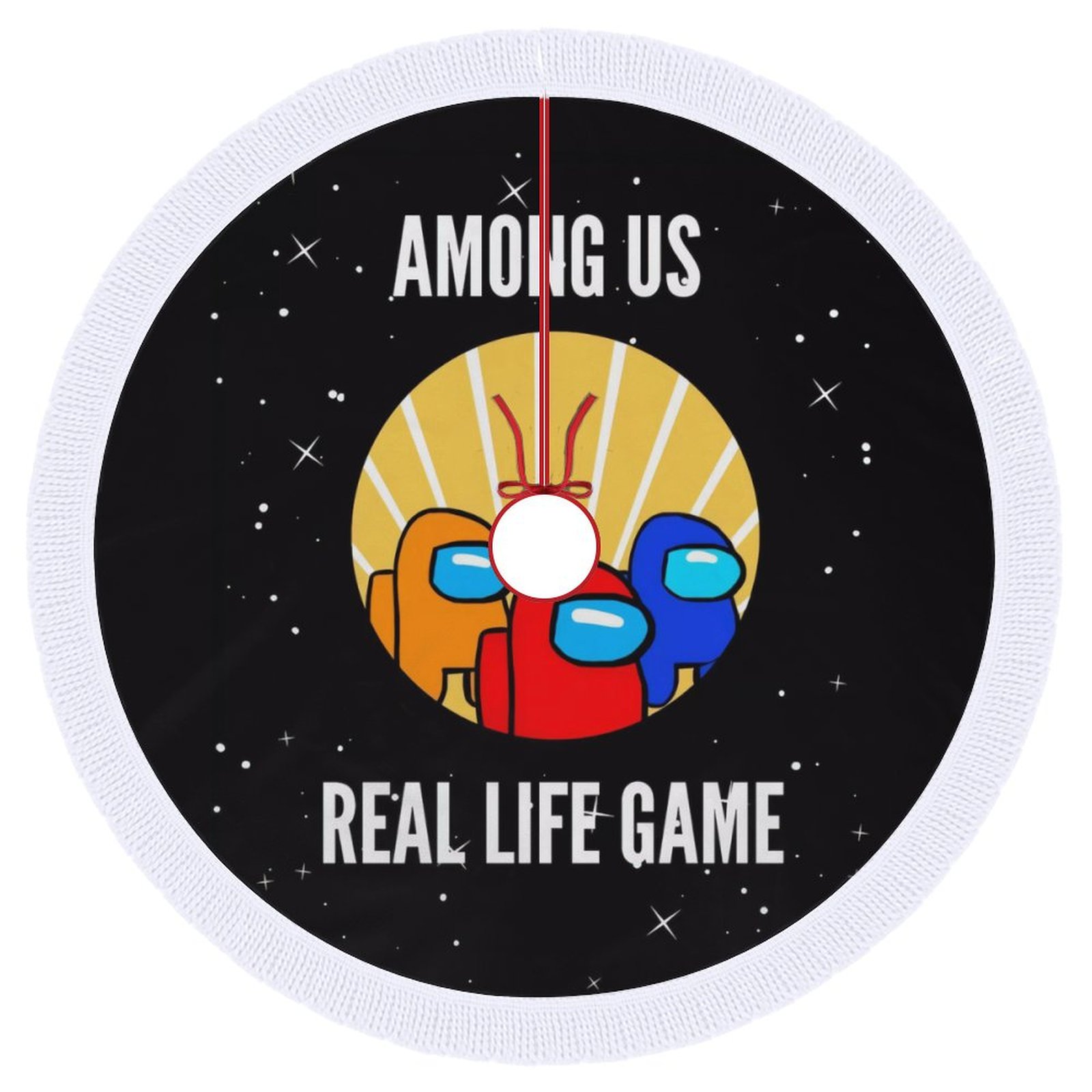 Among Us Impostor Christmas Tree Skirt 3 Sizes Large Merry Christmas ...