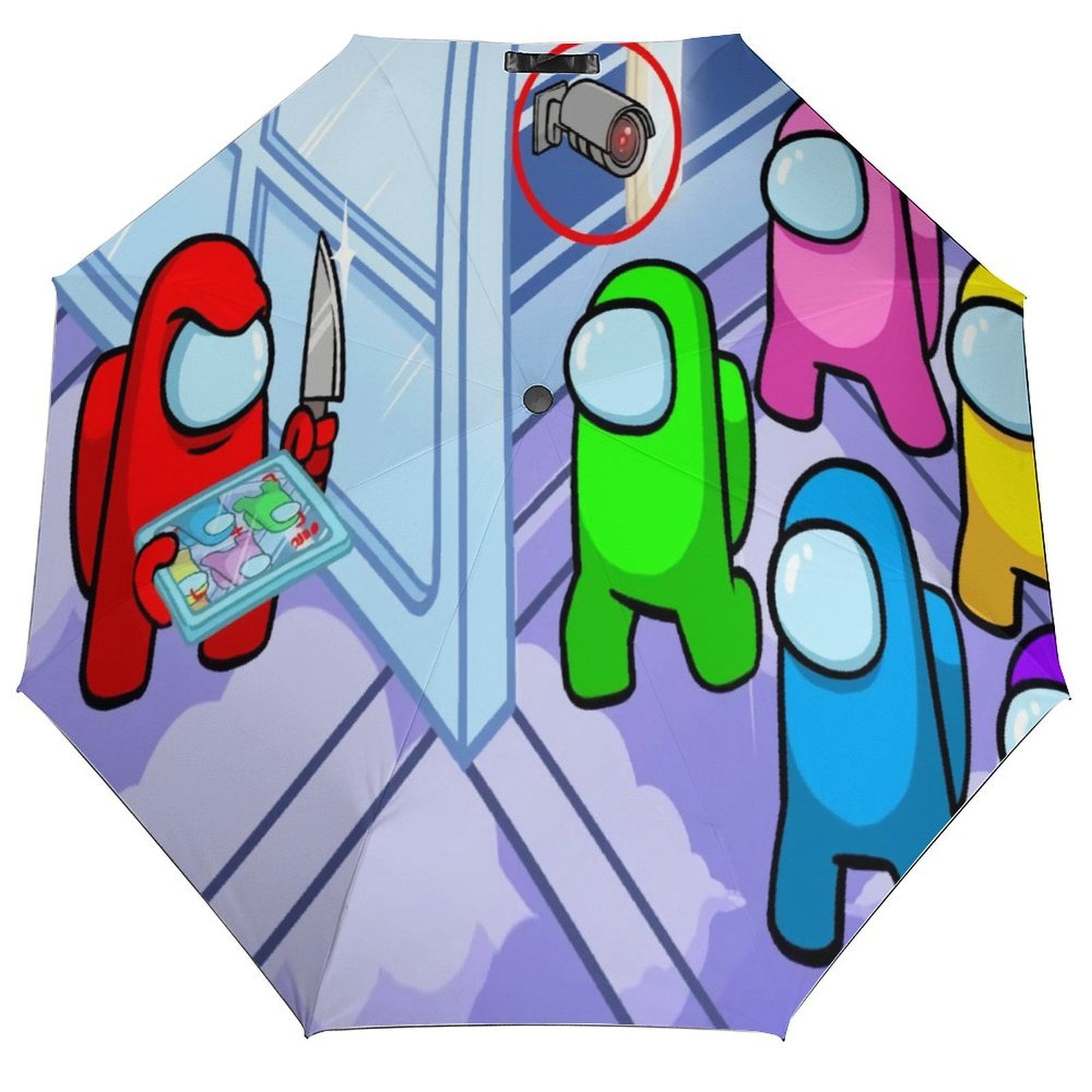 Among Us But Impostor Has A Secret Camera Umbrella,Travel Umbrella Mini ...